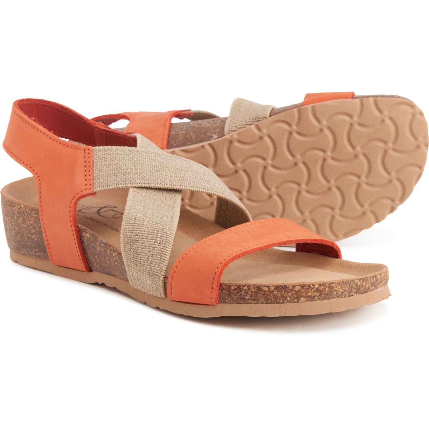 Bos and Co Made in Italy Lazo Wedge Sandals (For Women) - Save 63%