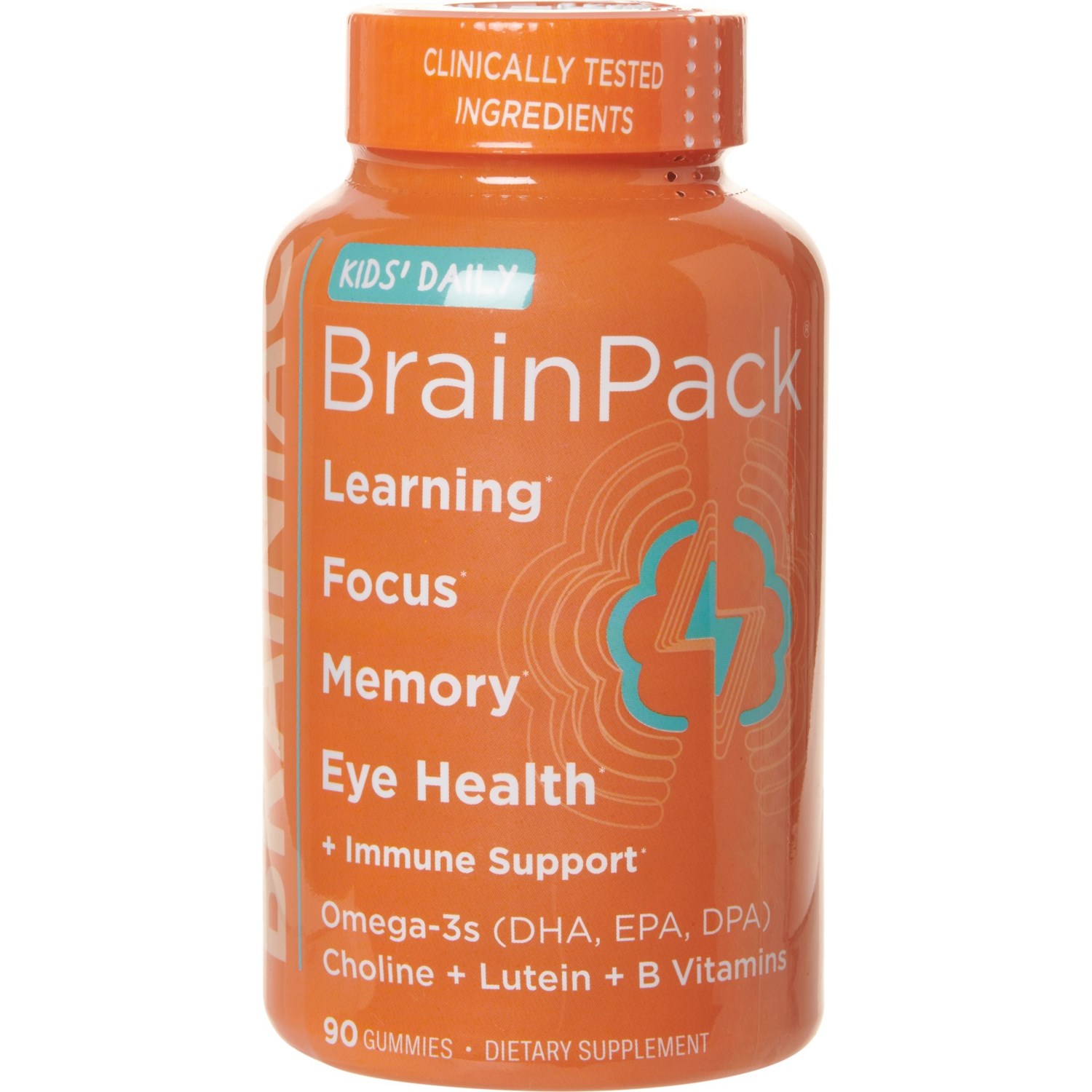Brainiac BrainPack Kids Daily Gummy Vitamins - 90-Count - Save 44%