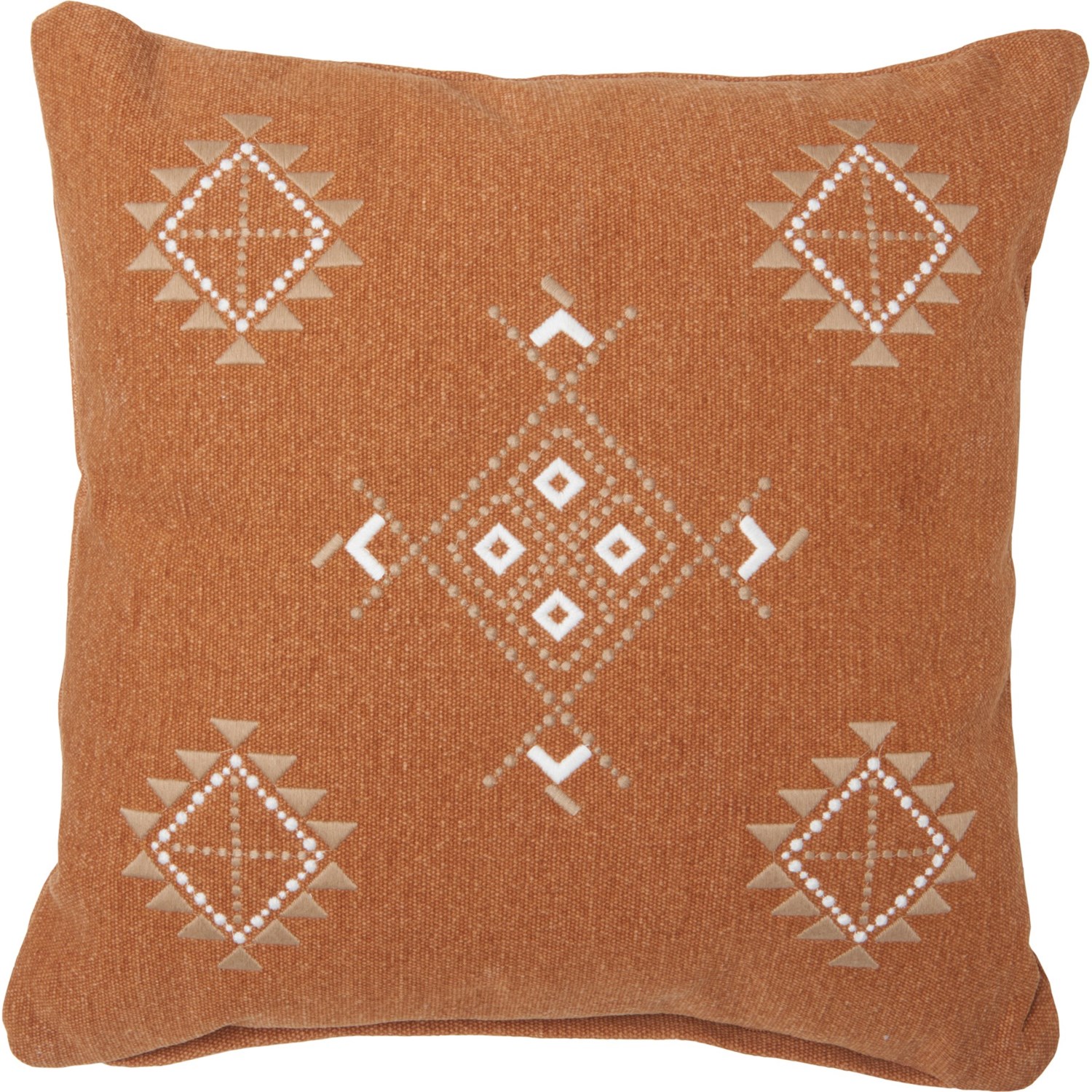 Brewster Home Embroidered Stone-Washed Throw Pillow - 20x20” - Save 50%