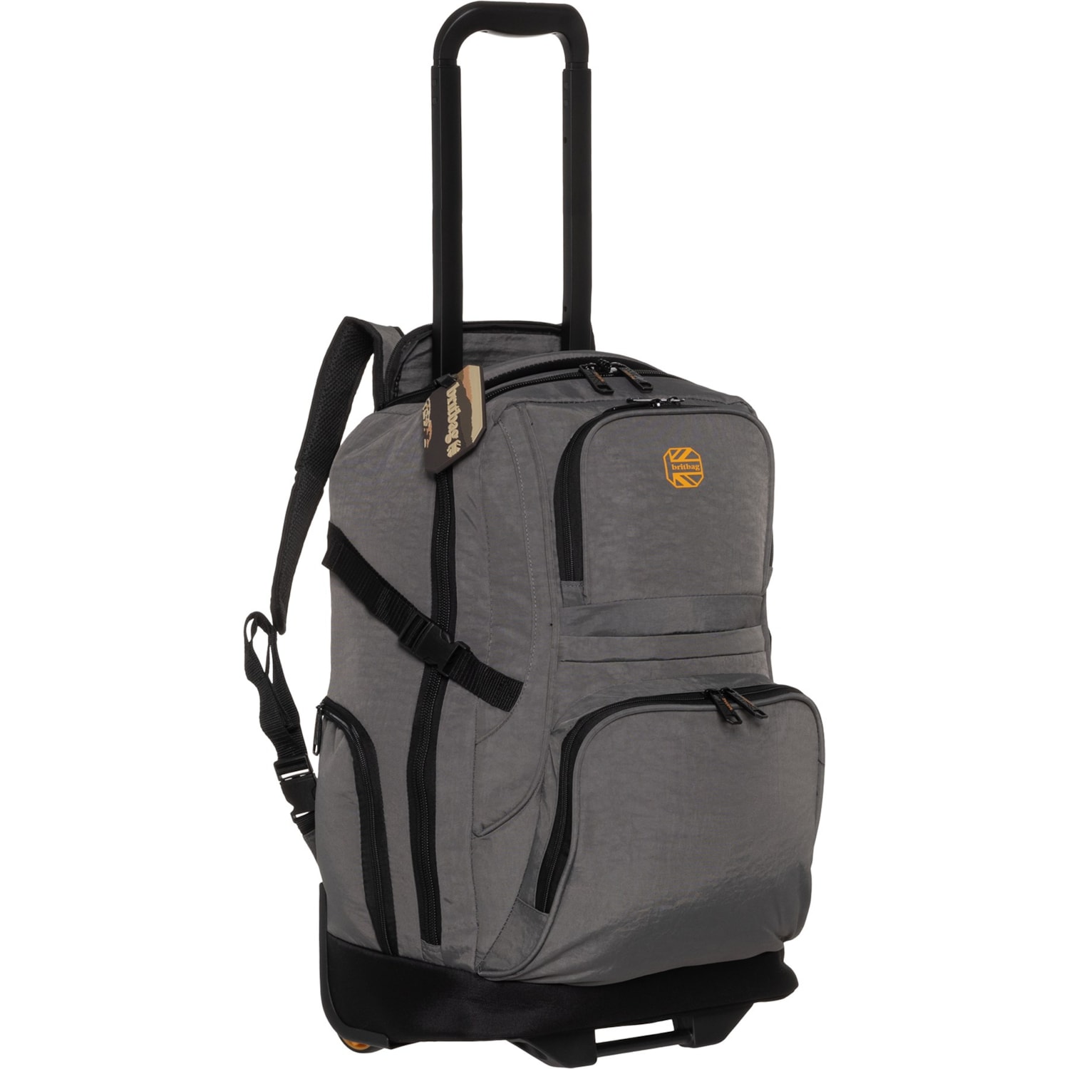 BritBag 20” Nauru Carry-On Rolling Suitcase - Softside, Charcoal - Save 30%
