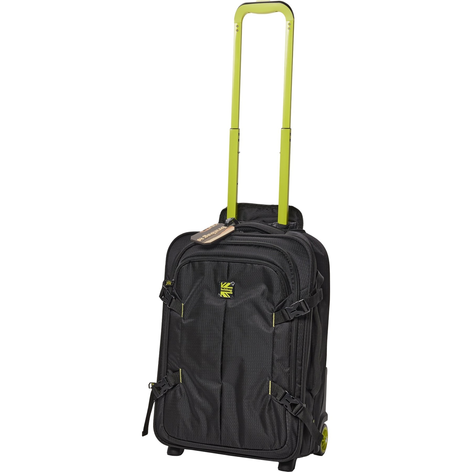 BritBag 22” Eco-Hike Rolling Carry-On Suitcase - Softside, Black - Save 30%