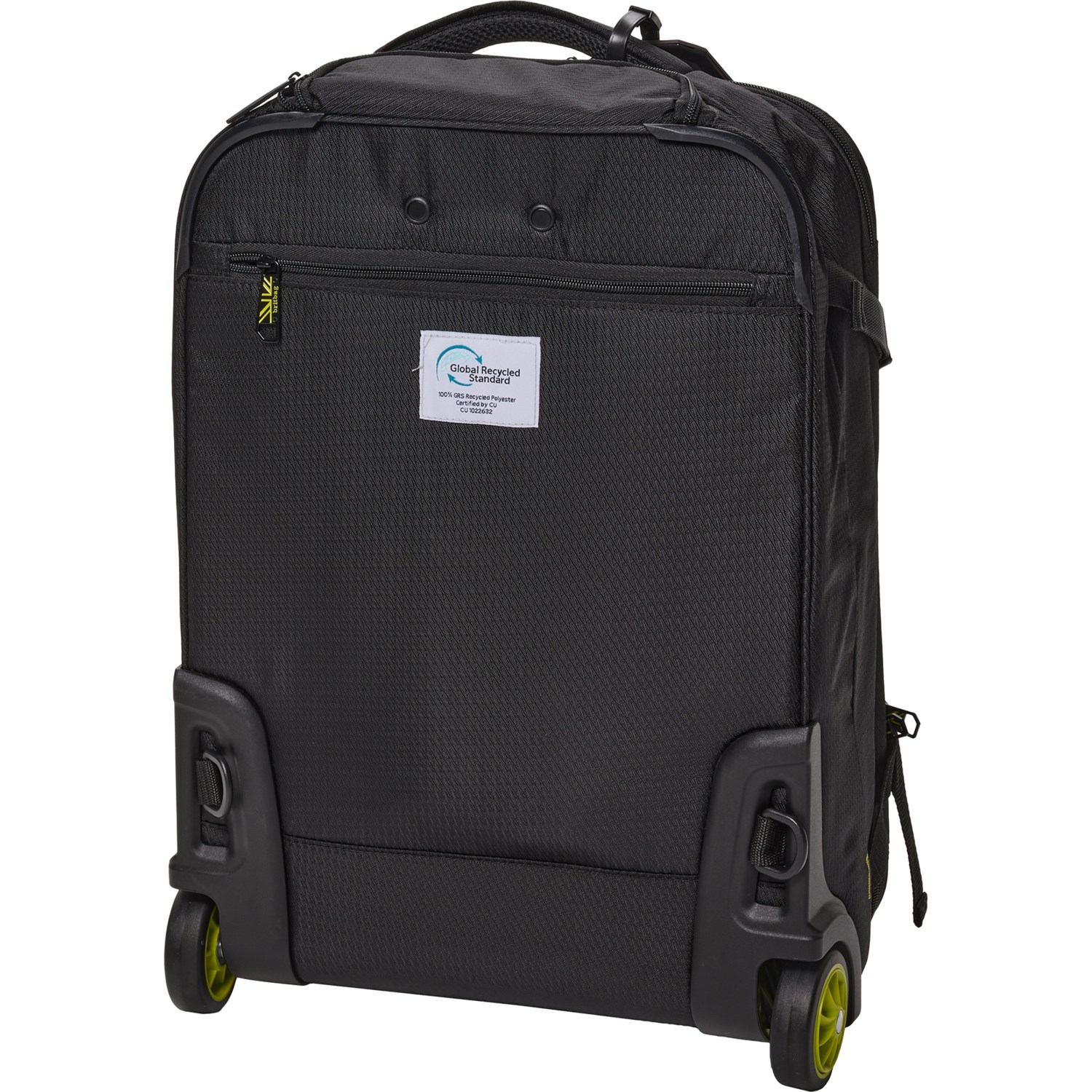 BritBag 22” Eco-Hike Rolling Carry-On Suitcase - Softside, Black - Save 30%