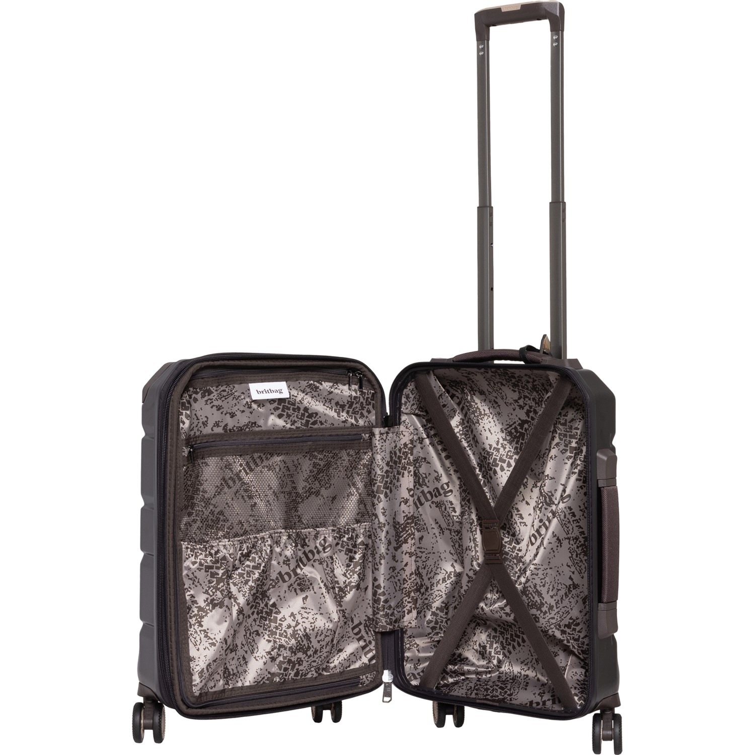 BritBag 22” Galloway Carry-On Spinner Suitcase - Hardside, Expandable ...