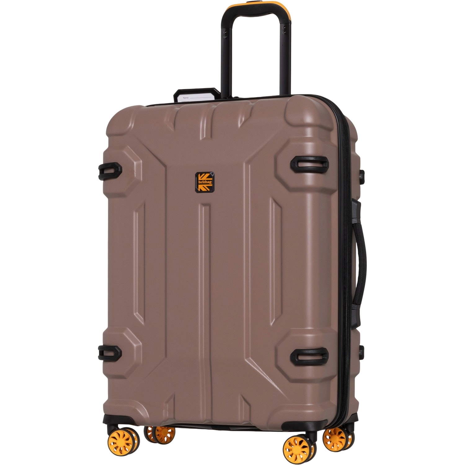 BritBag 27” Shielding Spinner Suitcase - Hardside, Expandable, Brownie ...