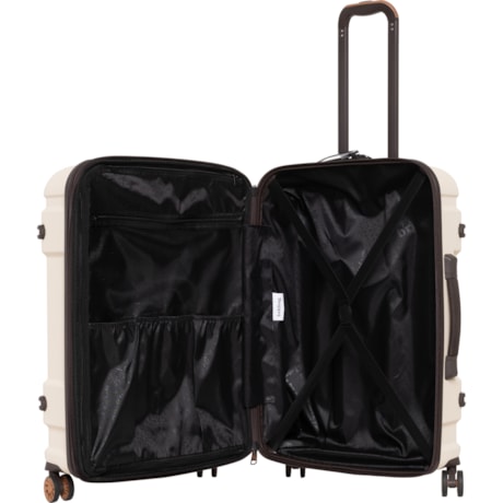 BritBag 27” Shielding Spinner Suitcase - Hardside, Expandable, Cream ...