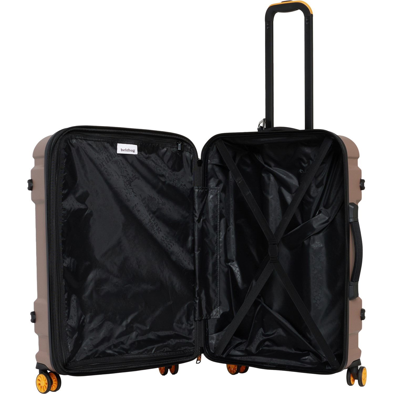 BritBag 27.4" Shielding Spinner Suitcase - Hardside, Expandable ...