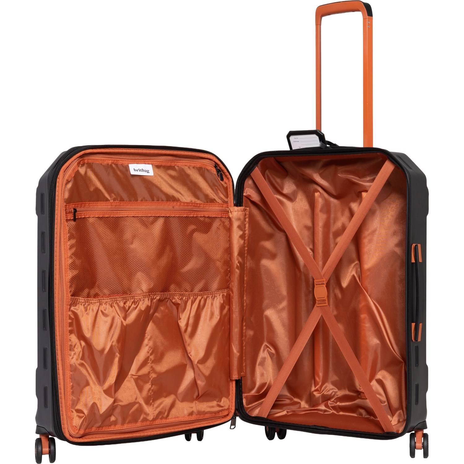 BritBag 28” Gannett Spinner Suitcase - Hardside, Expandable, Black