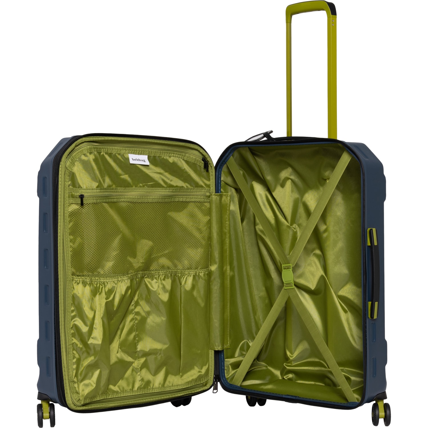 BritBag 28” Gannett Spinner Suitcase - Hardside, Expandable, Roman Blue ...