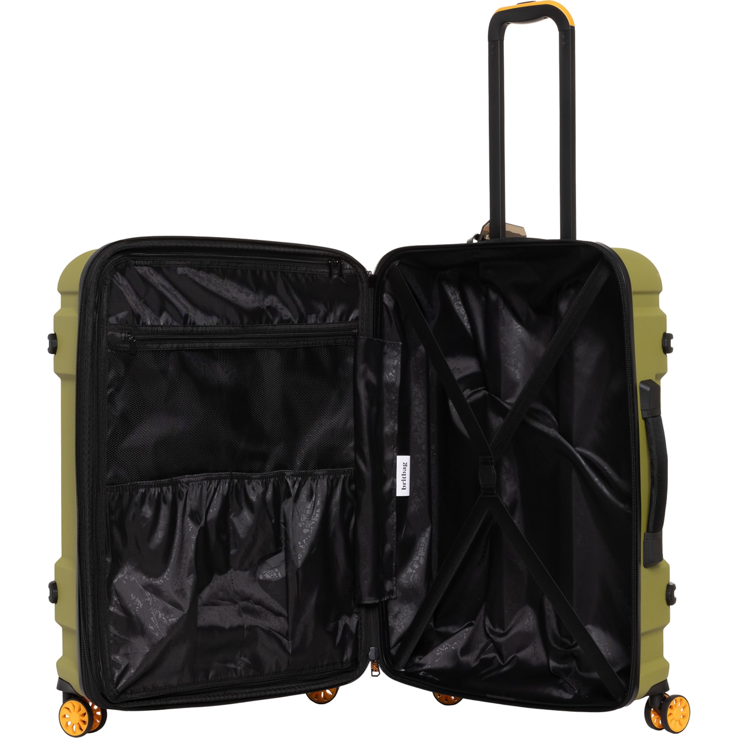 BritBag 28” Himalayas Spinner Suitcase - Hardside, Expandable, Crushed ...
