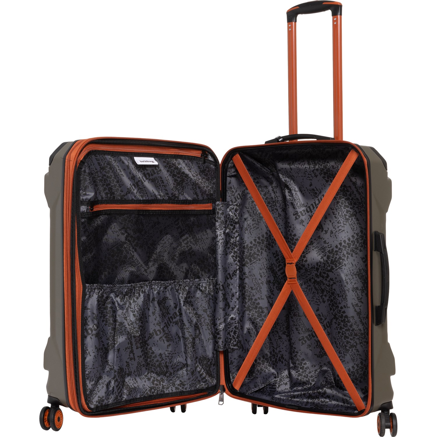 BritBag 28” Himalayas Spinner Suitcase - Hardside, Expandable, Dark ...