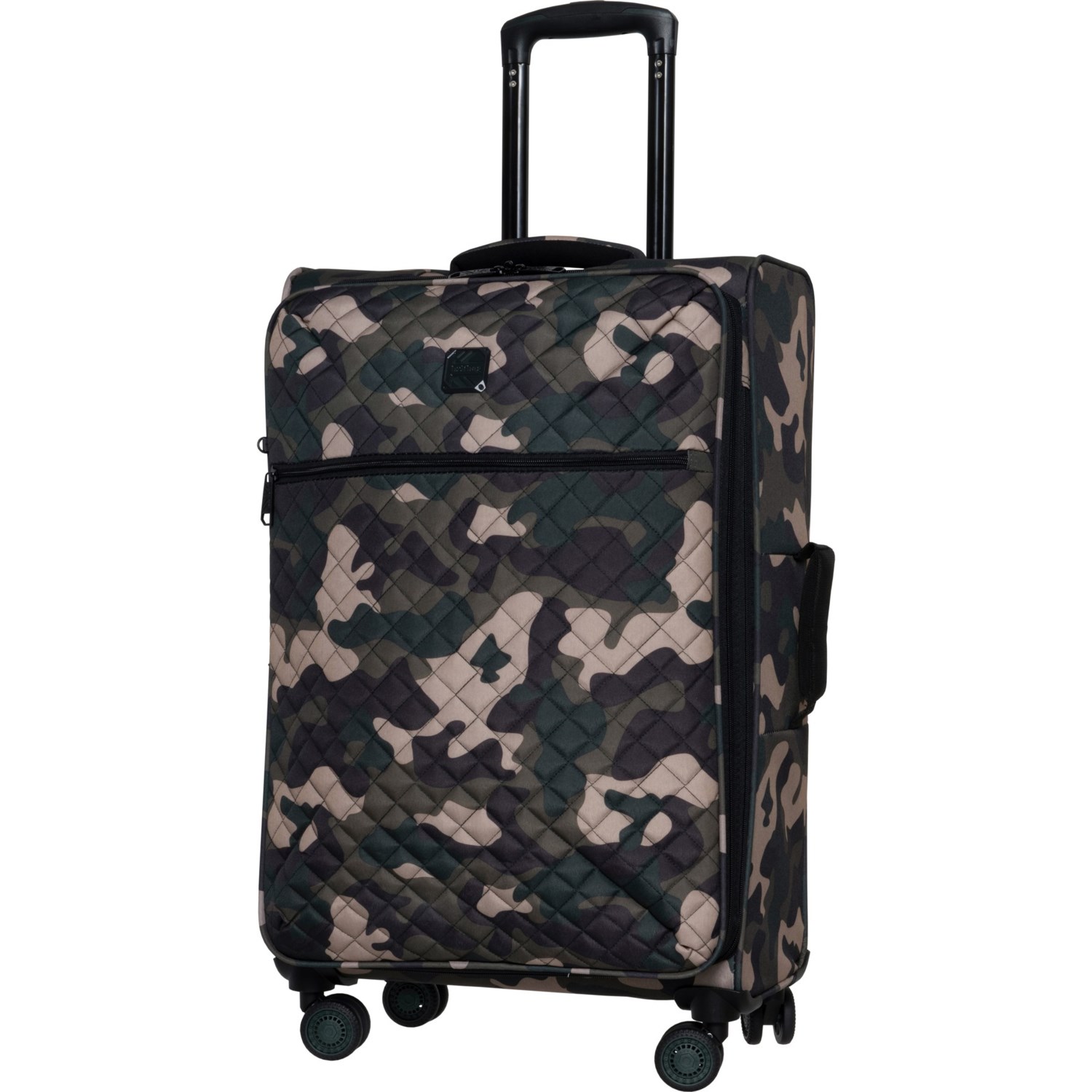 BritBag 28.1” Aberdare Spinner Suitcase - Softside, Expandable, Dark ...