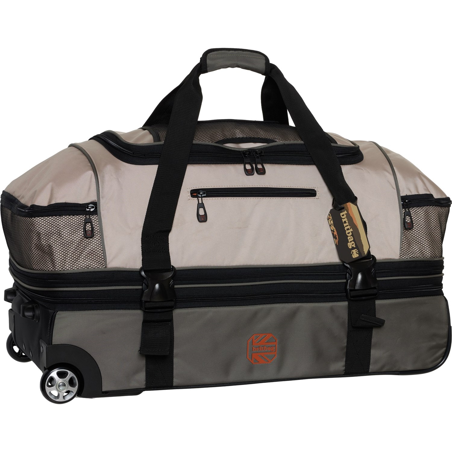 BritBag 30” Jakarta Drop Bottom Travel Rolling Duffel Bag - Softside ...