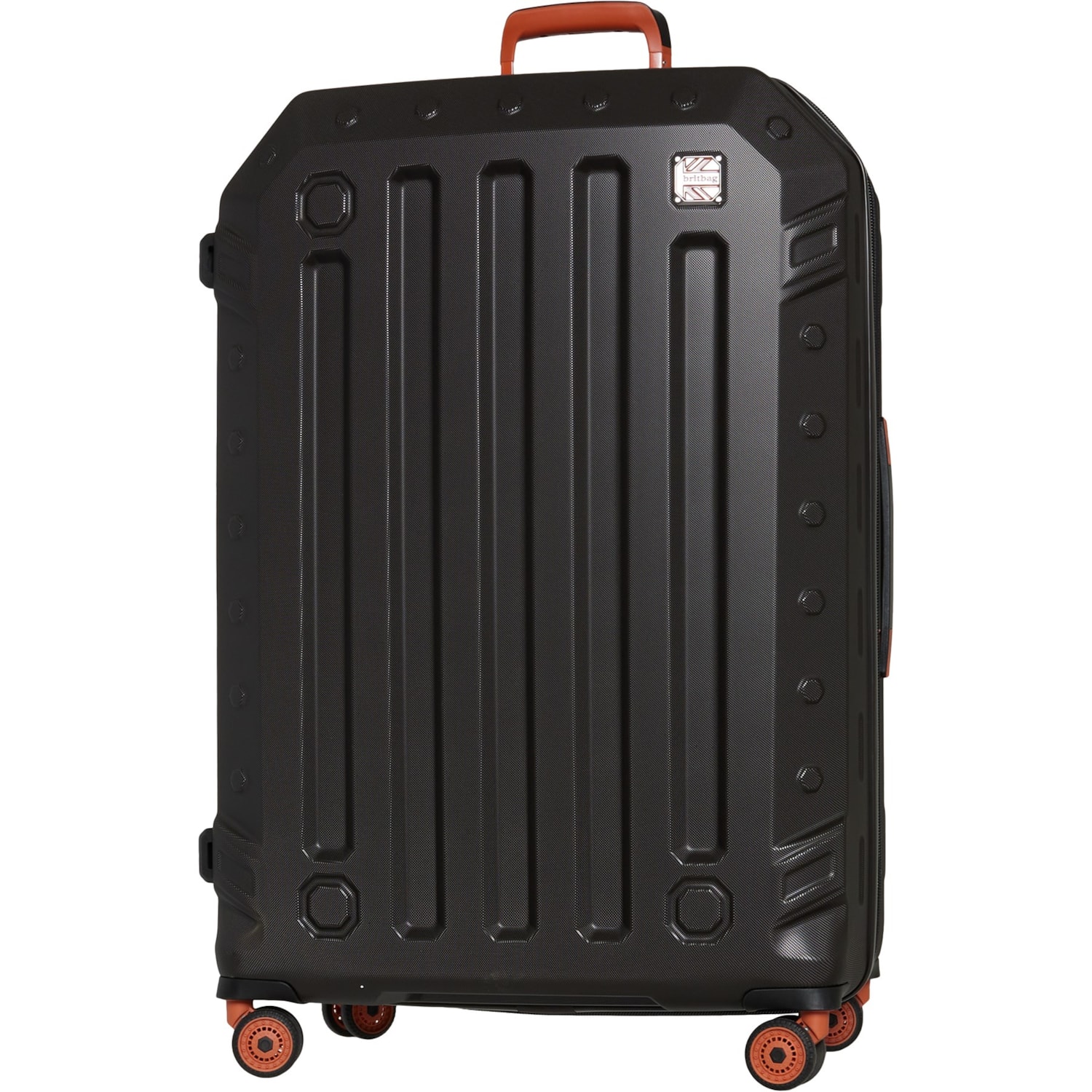 BritBag 31” Gannett Spinner Suitcase - Hardside, Expandable, Dark Brown ...