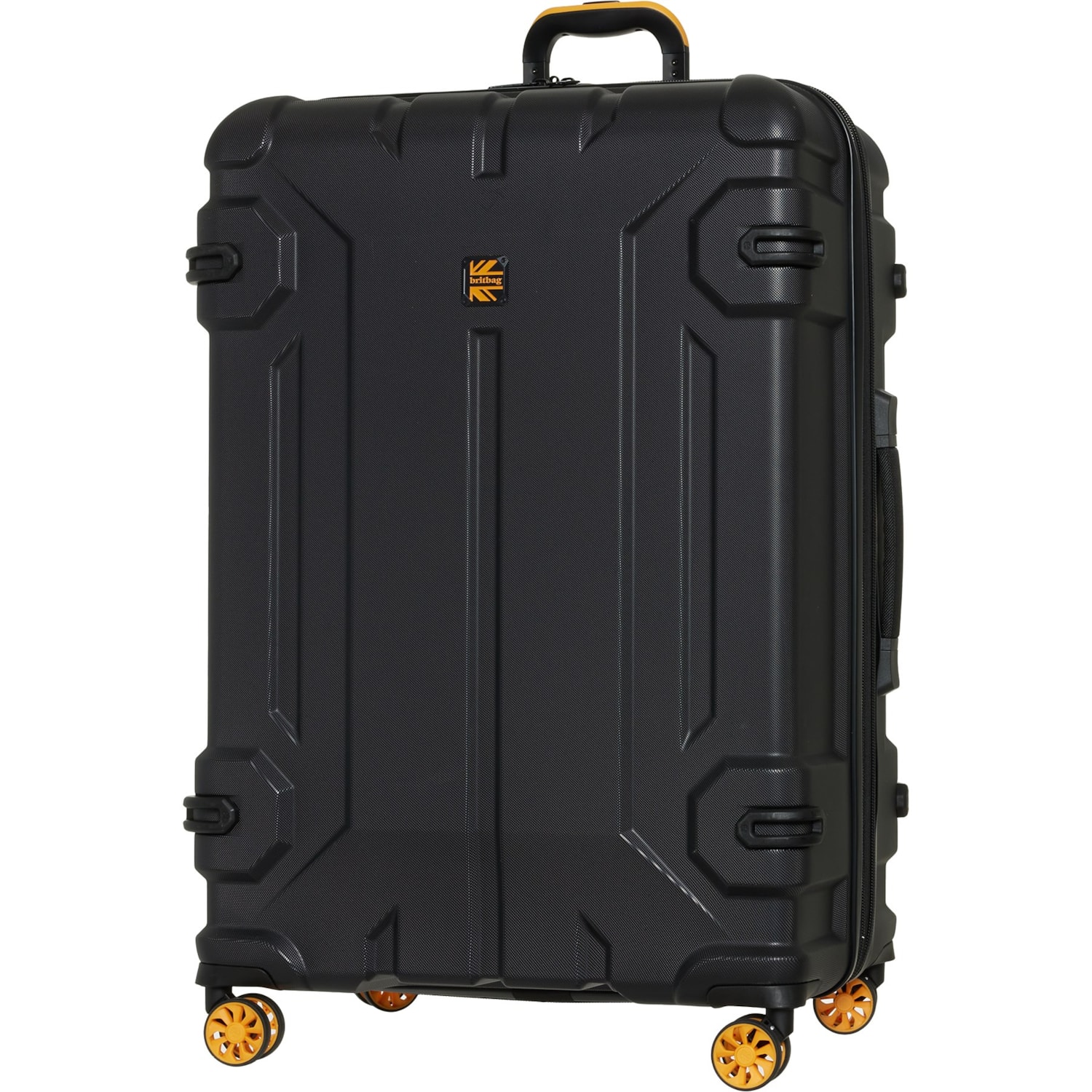 BritBag 31” Shielding Spinner Suitcase - Hardside, Expandable, Black ...