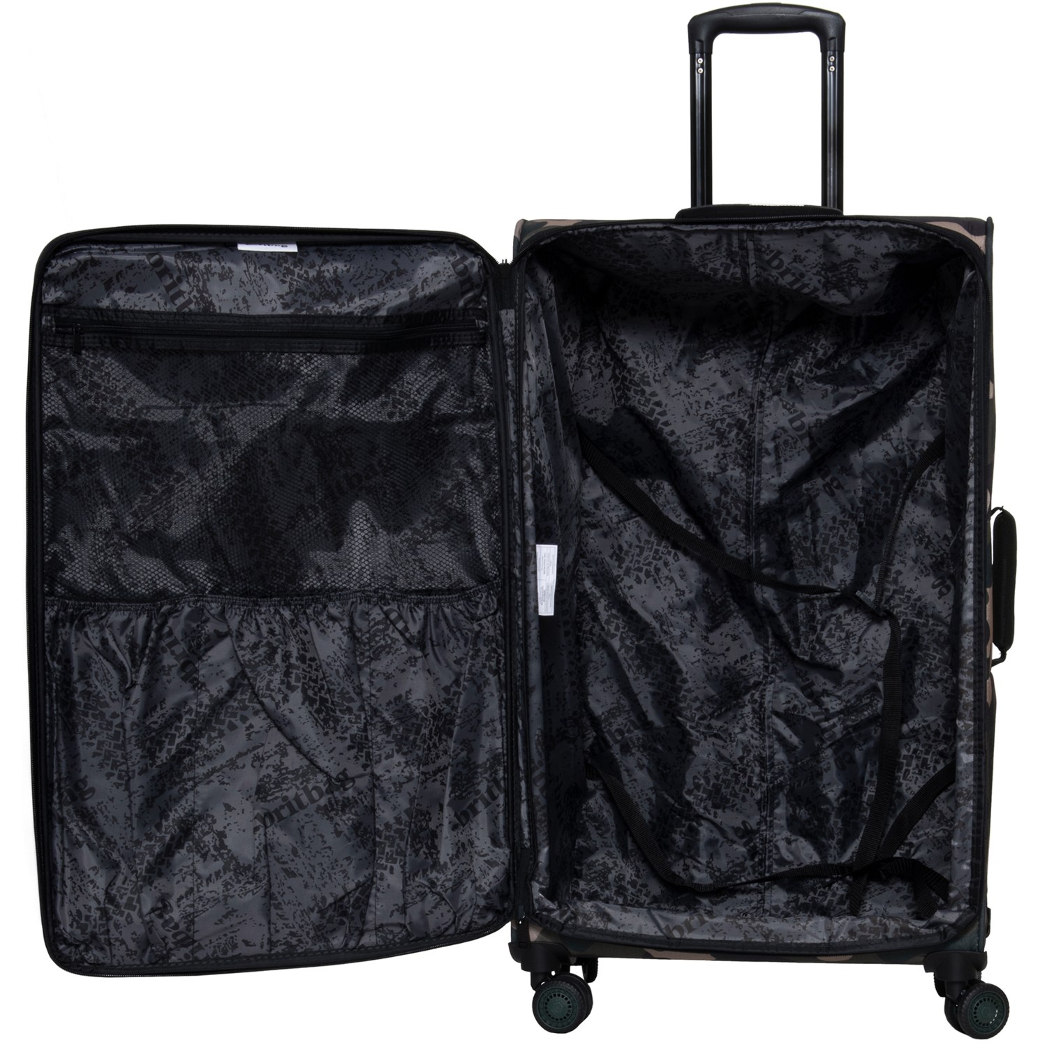 BritBag 31.7” Aberdare Spinner Suitcase - Softside, Expandable, Dark ...