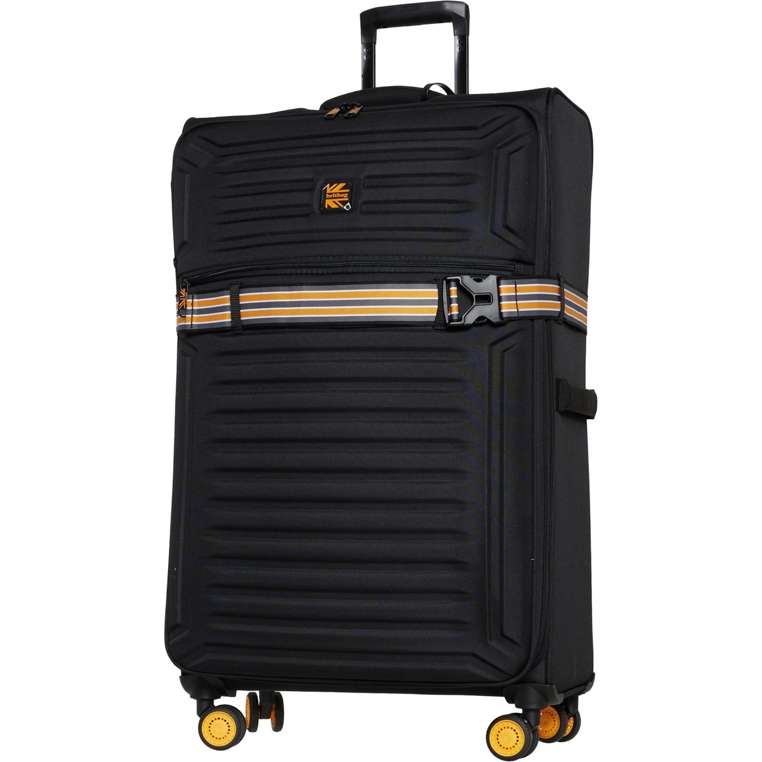 BritBag 32” Azerley Spinner Suitcase - Softside, Expandable, Black ...