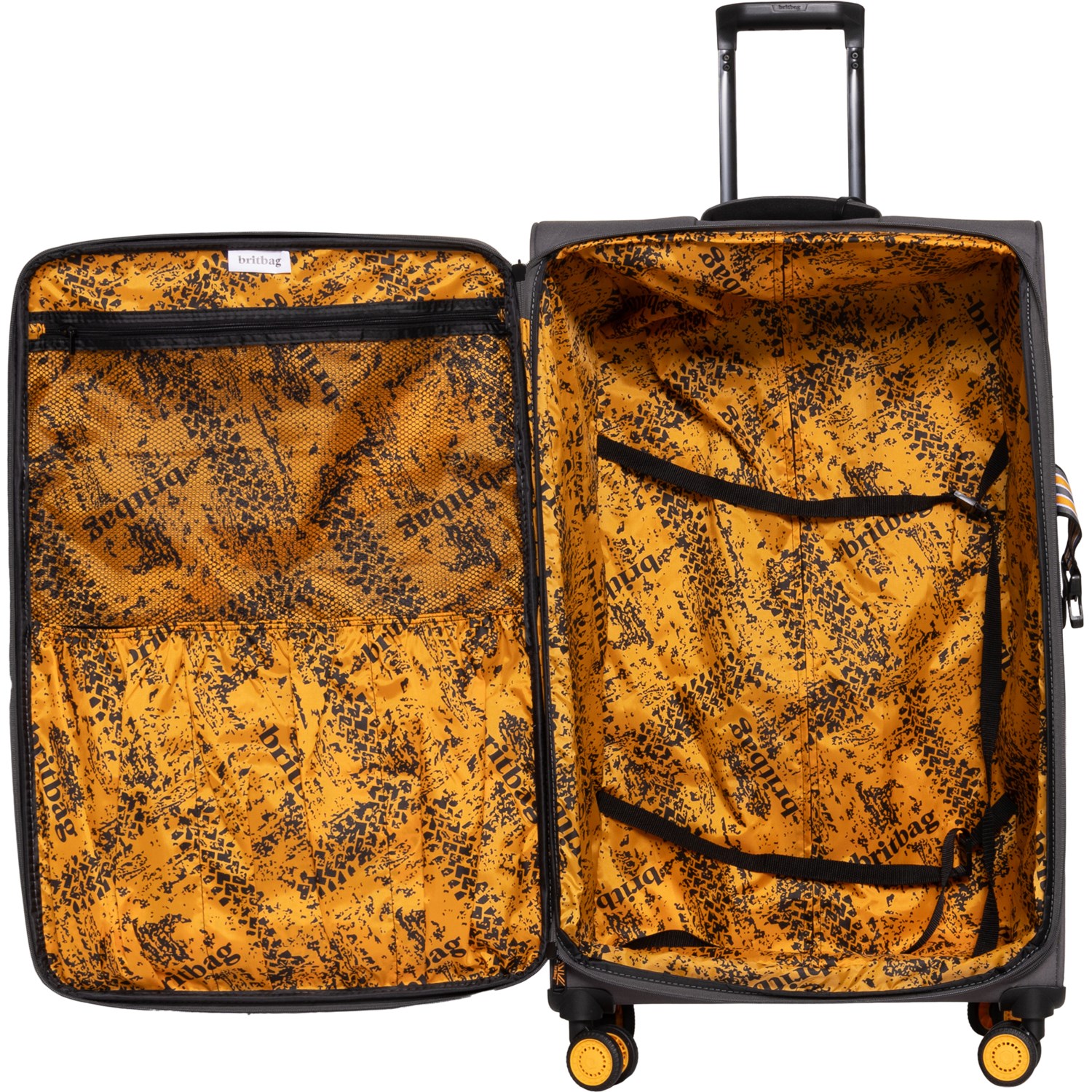 BritBag 32” Azerley Spinner Suitcase - Softside, Expandable, Charcoal ...