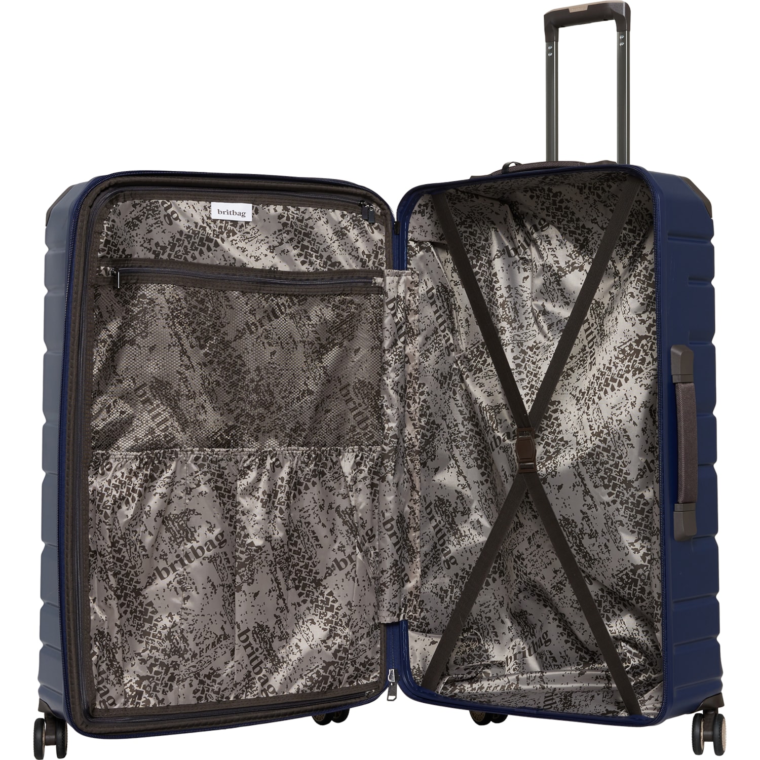 BritBag 32” Galloway Spinner Suitcase - Hardside, Expandable, Naval ...