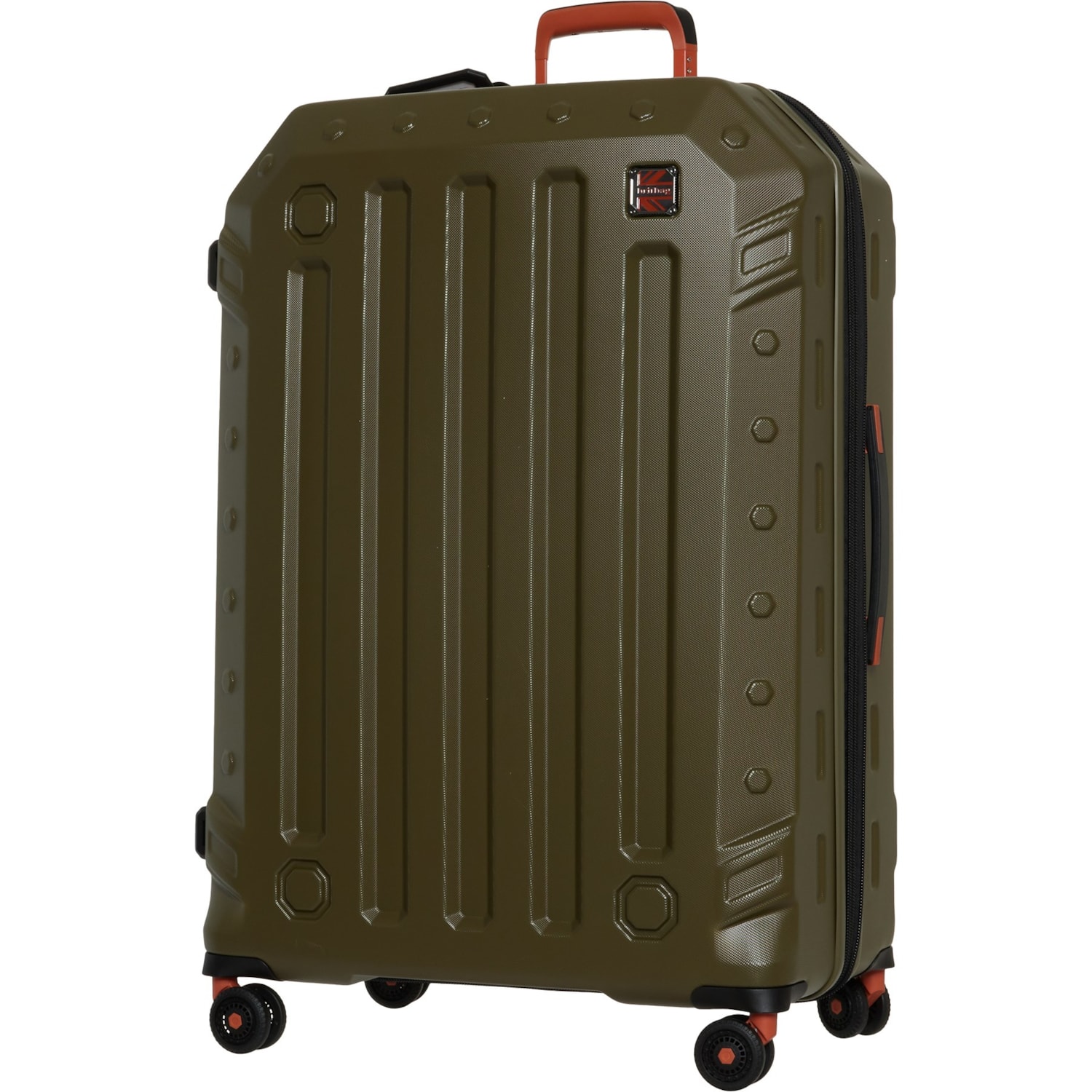 BritBag 32” Gannett Spinner Suitcase - Hardside, Expandable, Dark Olive ...