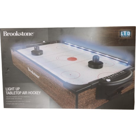 Brookstone LED Air Hockey Tabletop Game - Save 50%
