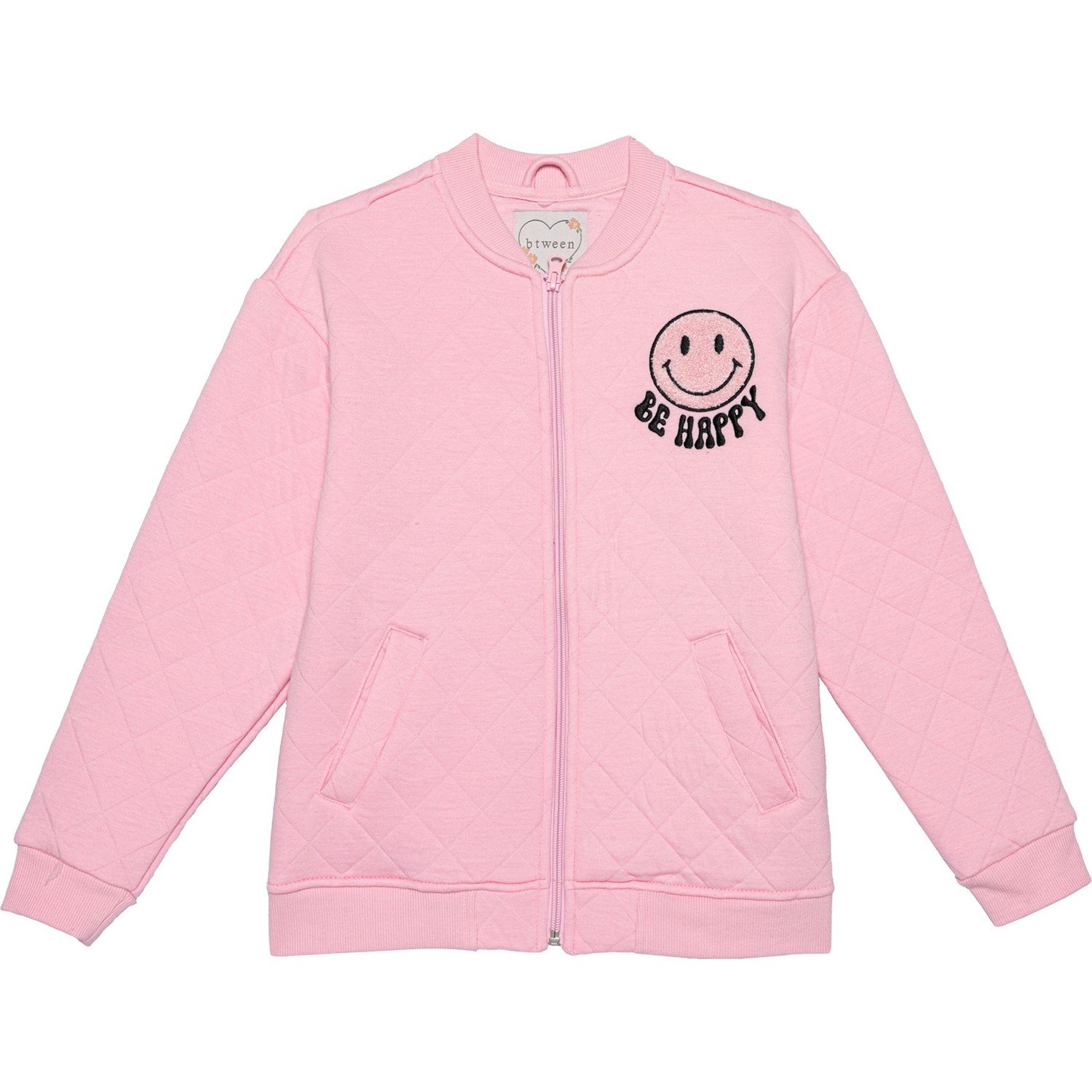 Btween Girls Quilted Smiley Jacket - Insulated - Save 35%