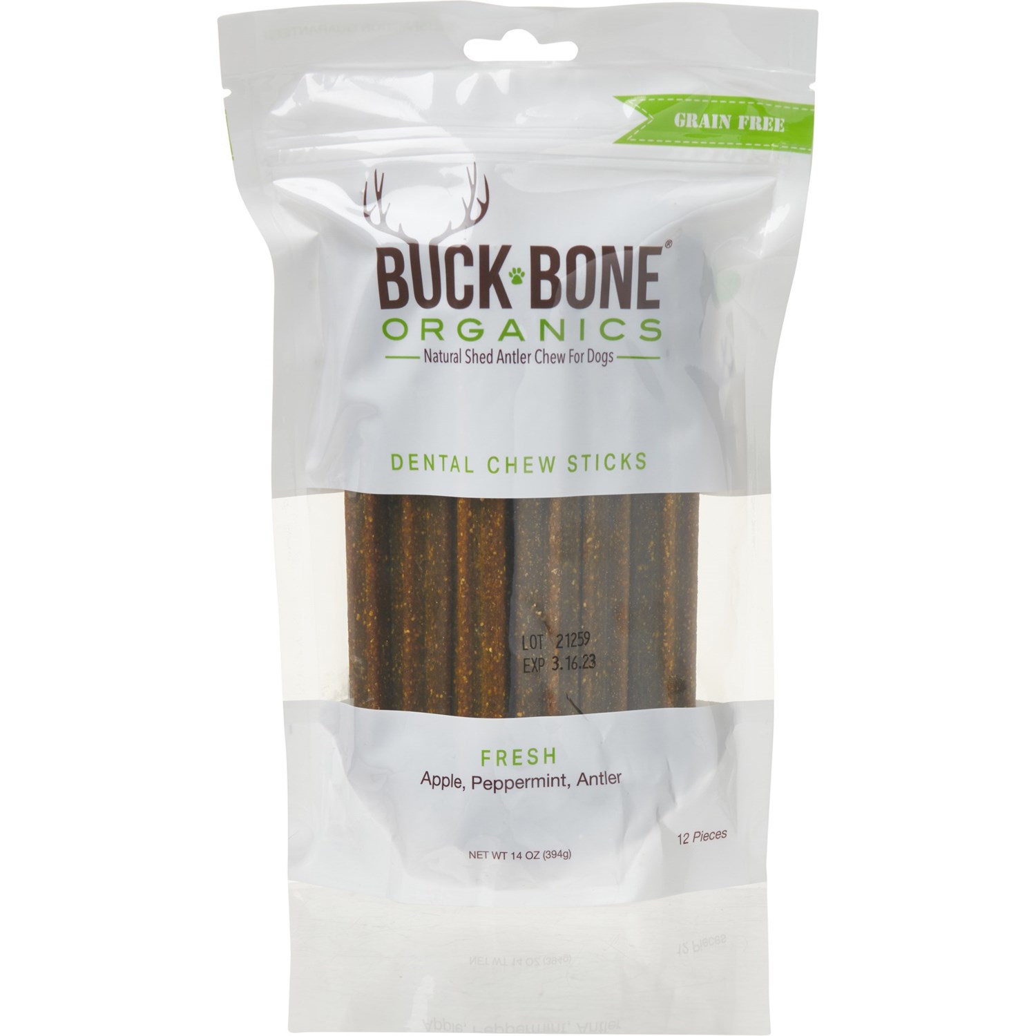 BUCK BONE Dental Chew Sticks - 12-Count - Save 35%