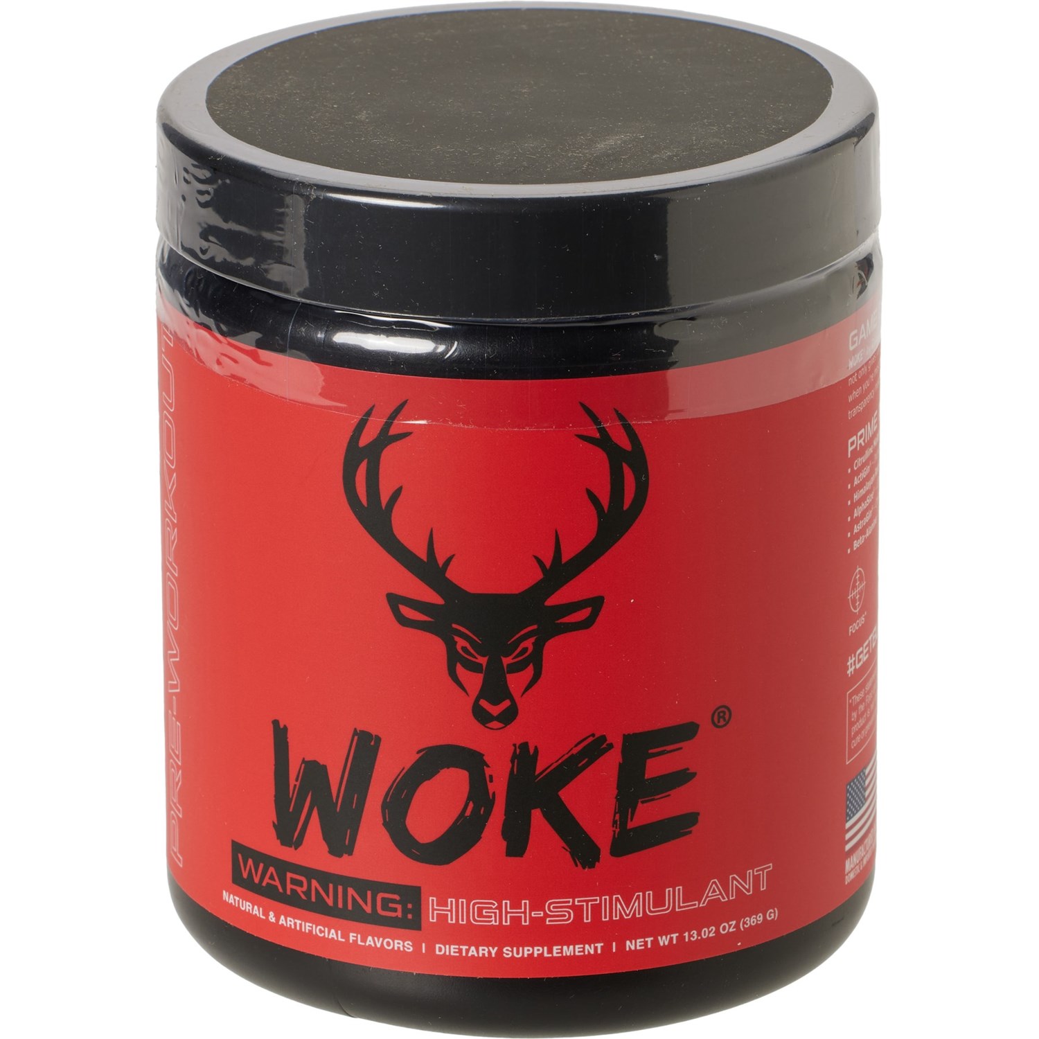 Buck'd Up Woke AF Blue Raz Dietary Supplement Powder - 30 Servings ...