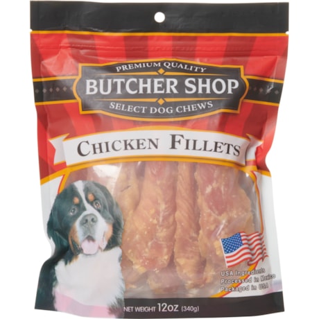 Butcher Shop Chicken Fillets Dog Treats - 12 oz. - Save 33%