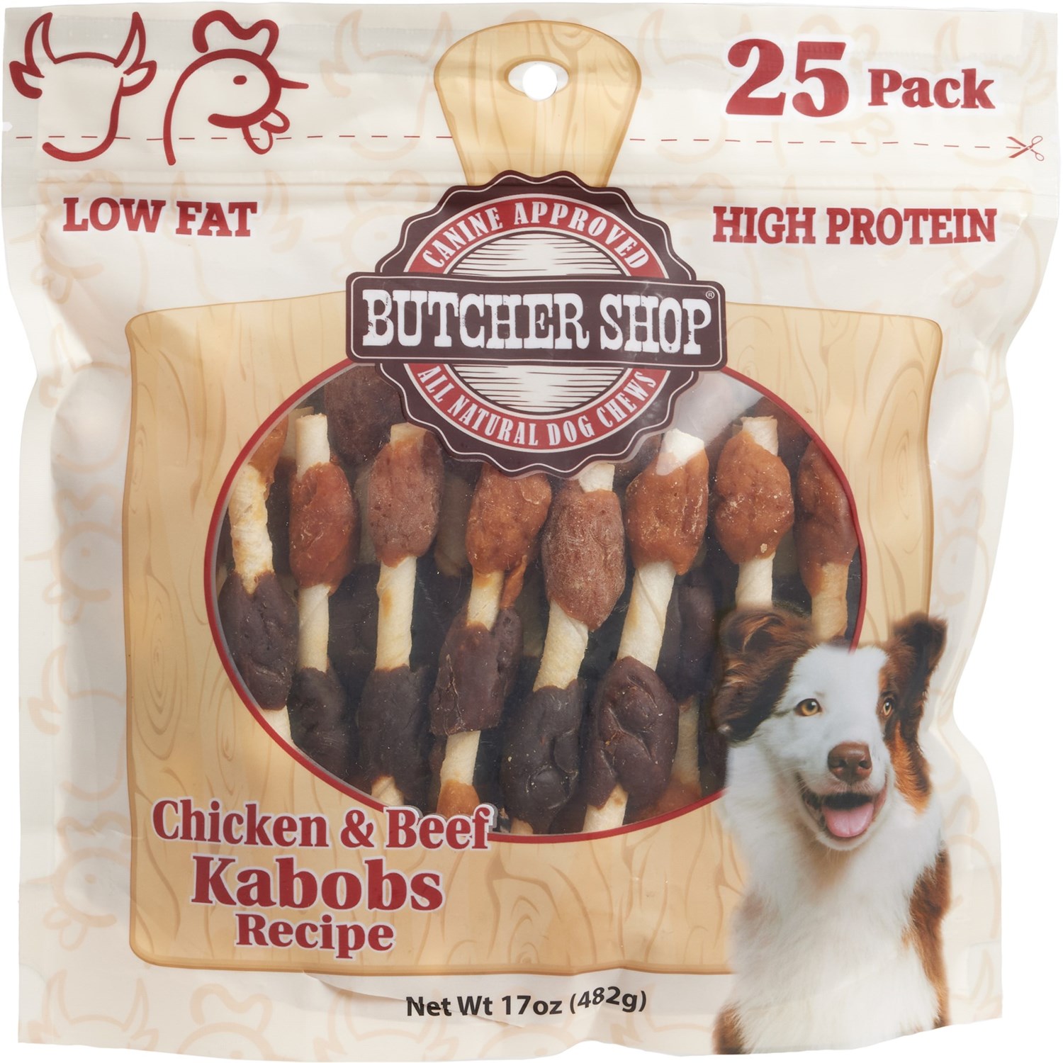 Butcher Shop Kabobs Dog Treats - 25-Pack - Save 31%