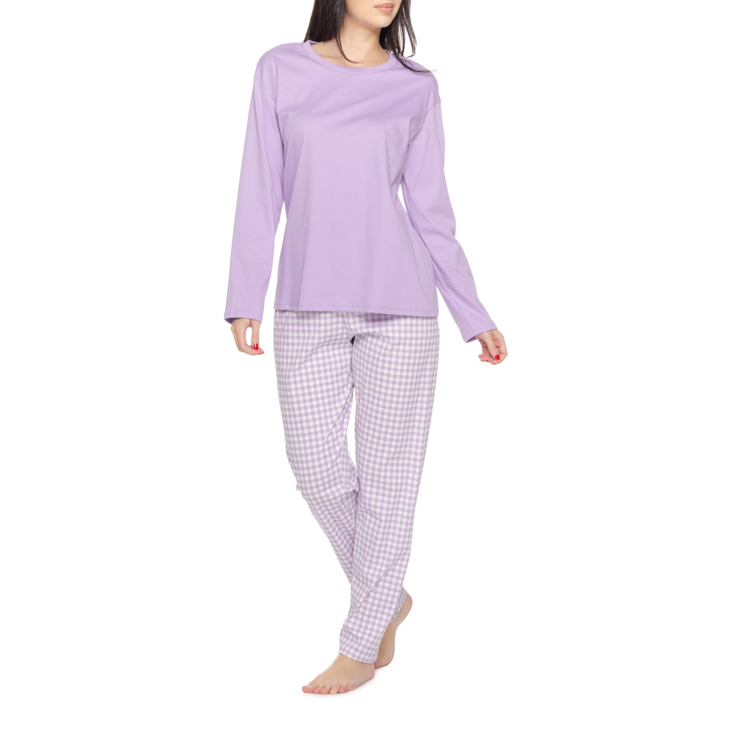 Calida Pure Cotton Jersey Pajamas - Long Sleeve - Save 56%