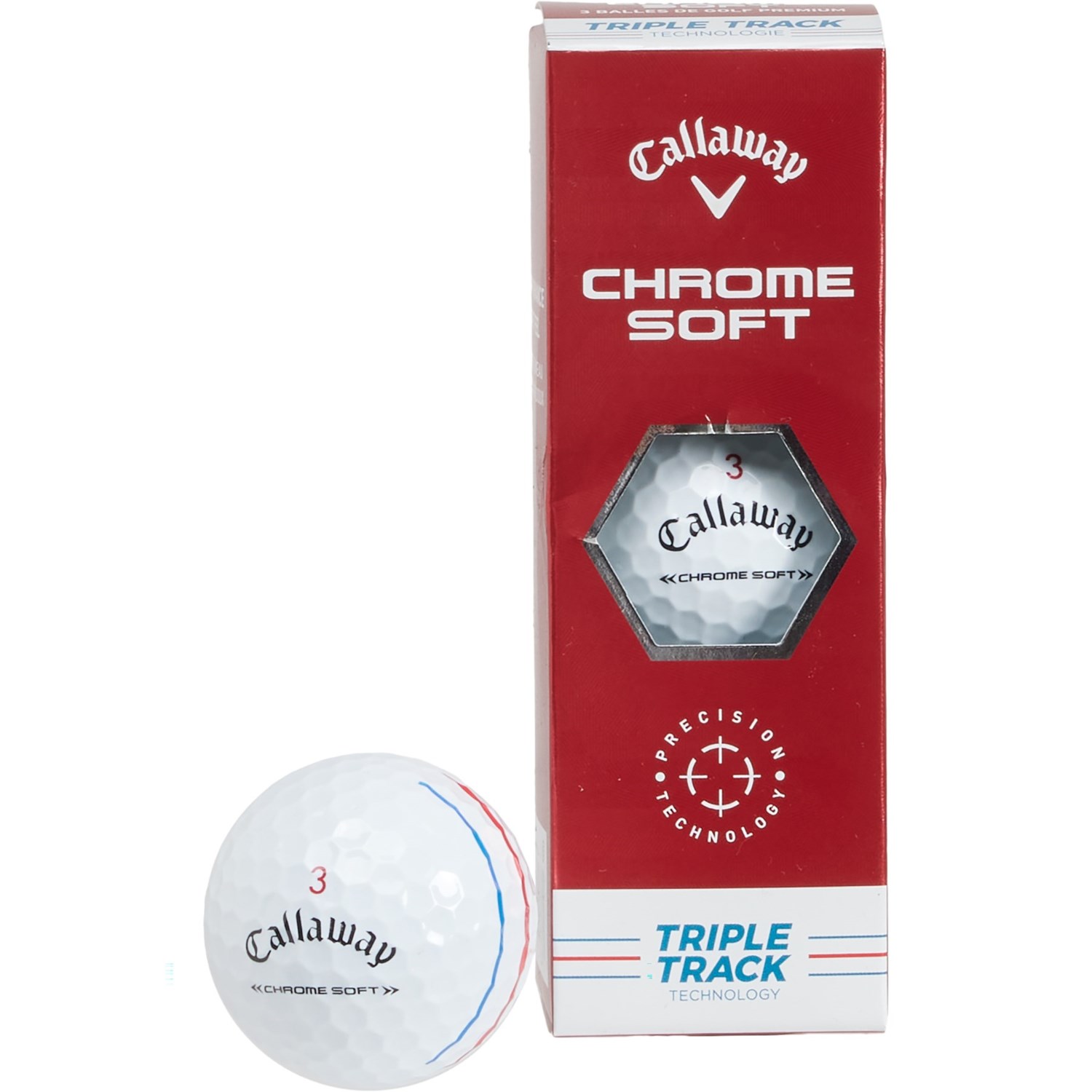 Callaway Golf Chrome Soft Triple Track Golf Balls - 3-Pack - Save 41%