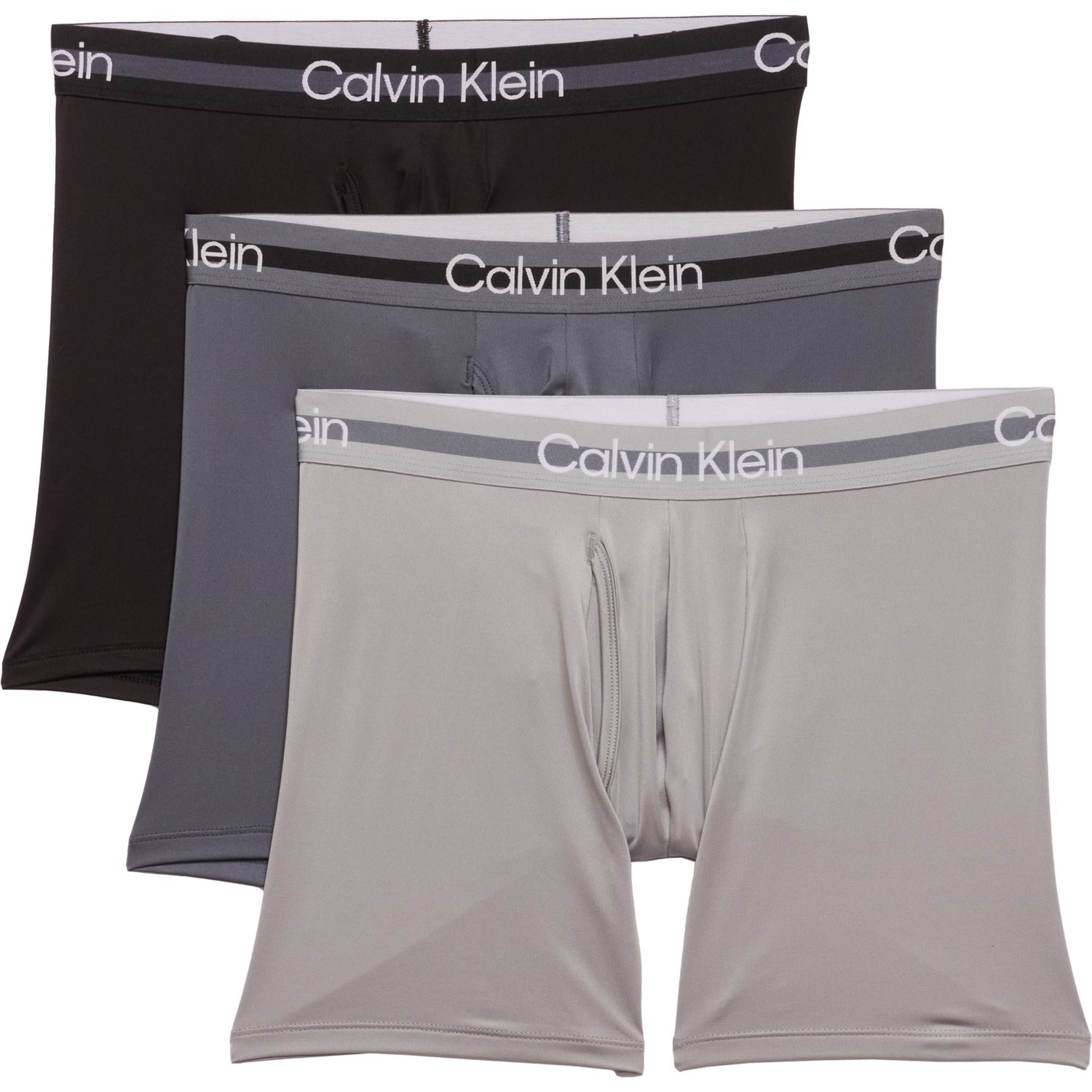 Calvin Klein Brushed Microfiber Boxer Briefs - 3-Pack - Save 33%
