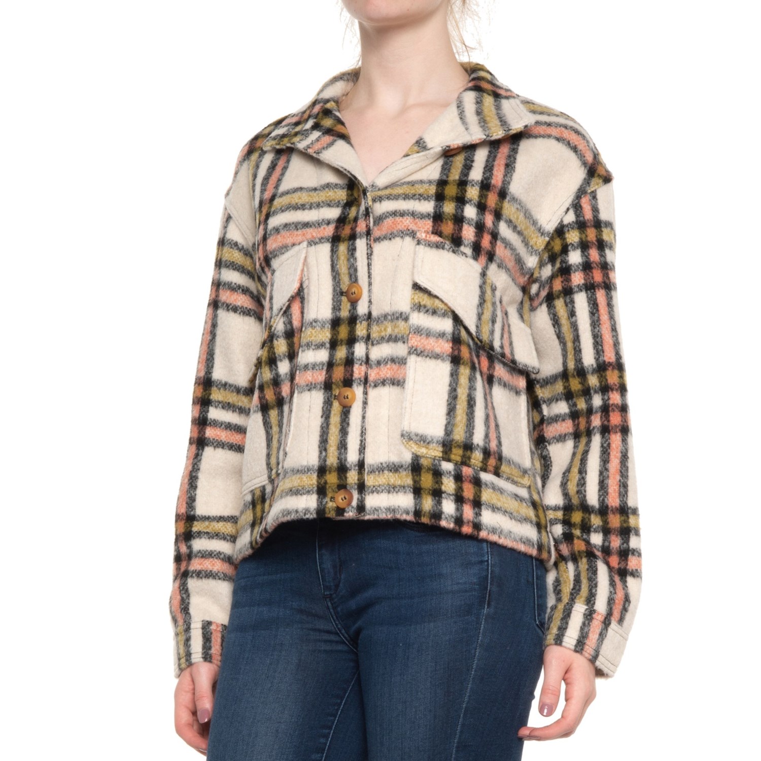 Cambridge Dry Goods Short Shacket (For Women) - Save 35%