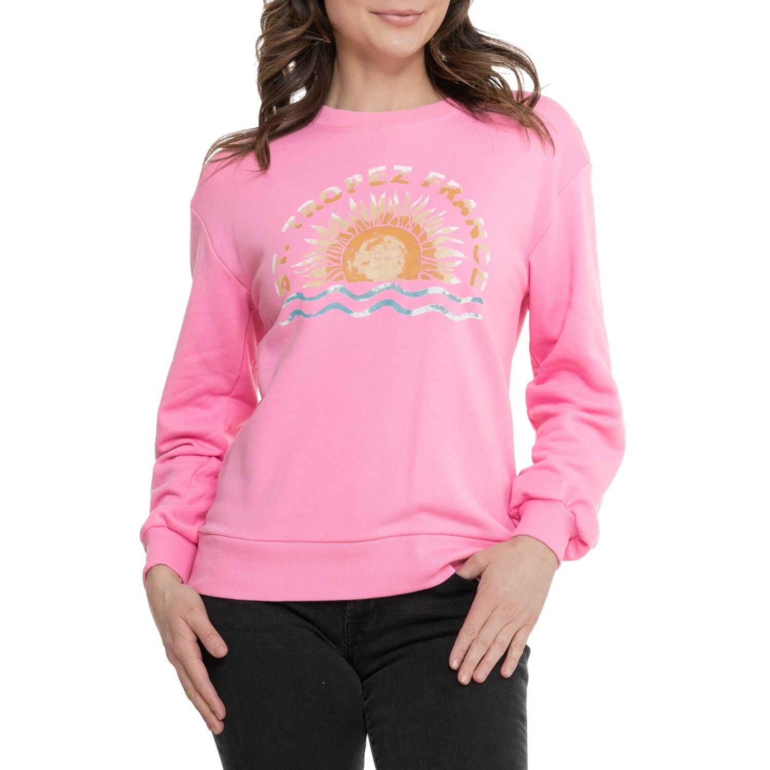 C&C California Millie Beach Terry Sweatshirt - Save 58%