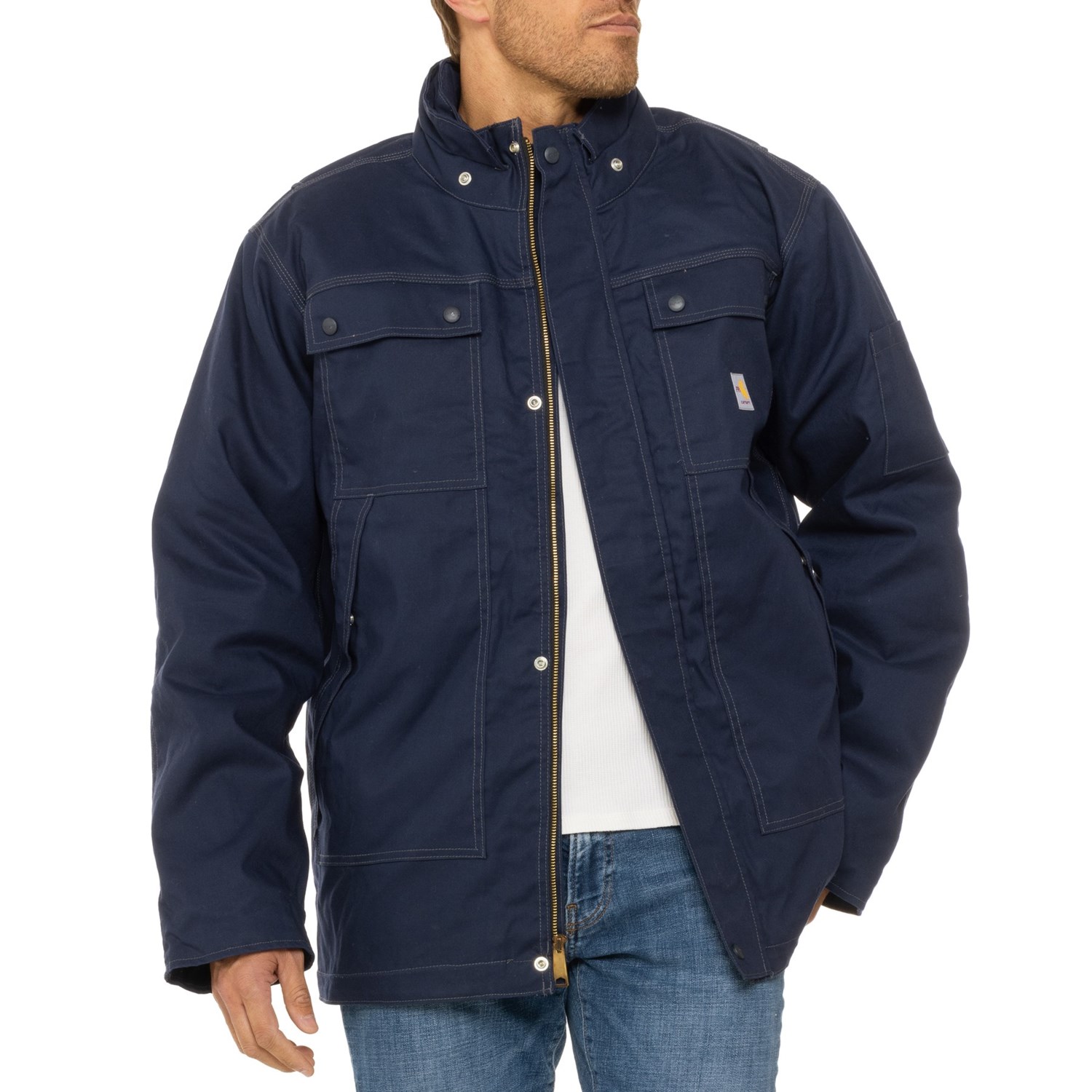 Carhartt 102182 Big and Tall Flame-Resistant Full Swing® Quick Duck® Coat - Insulated, Factory ...