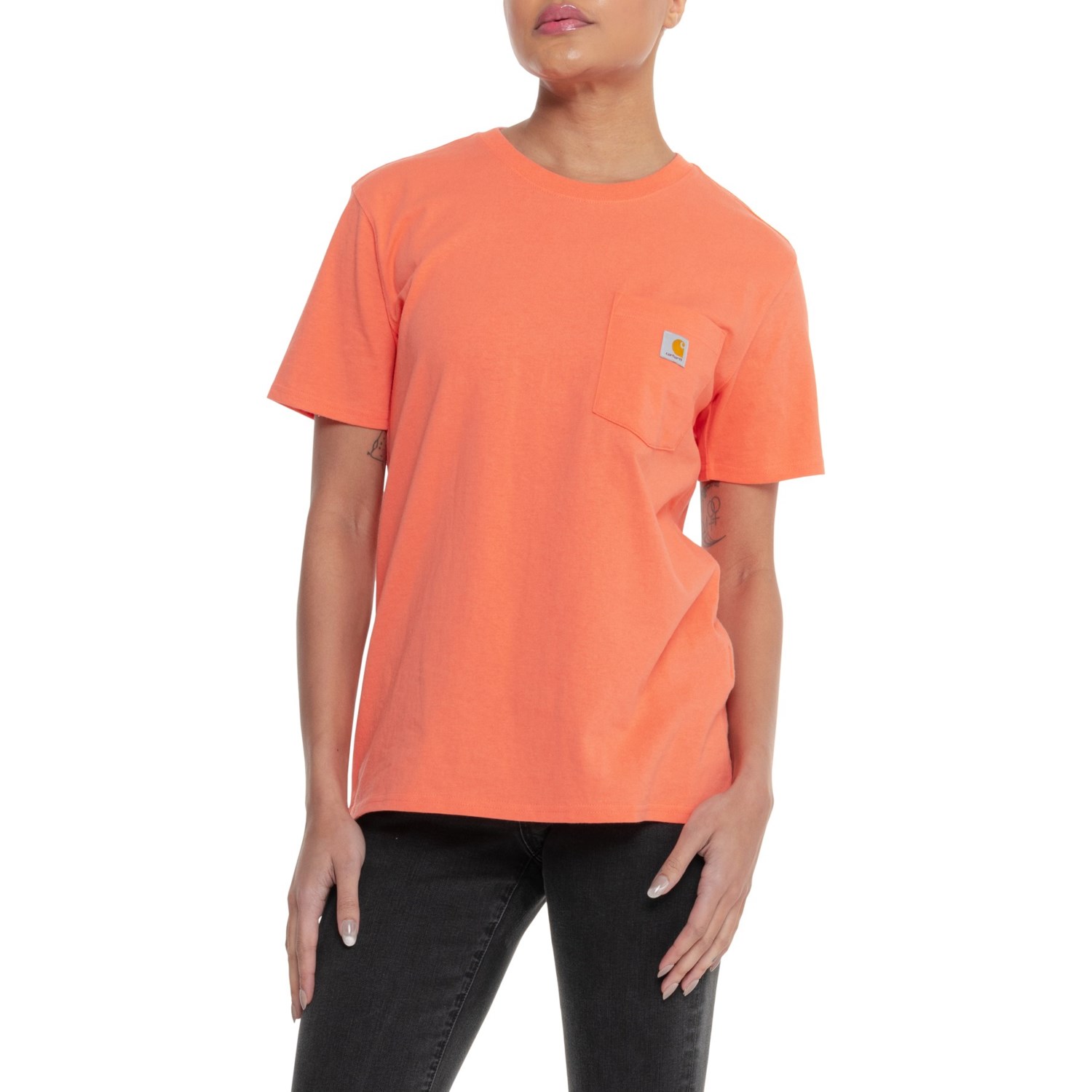Carhartt 103067 Loose Fit Heavyweight Pocket T-Shirt - Short Sleeve ...