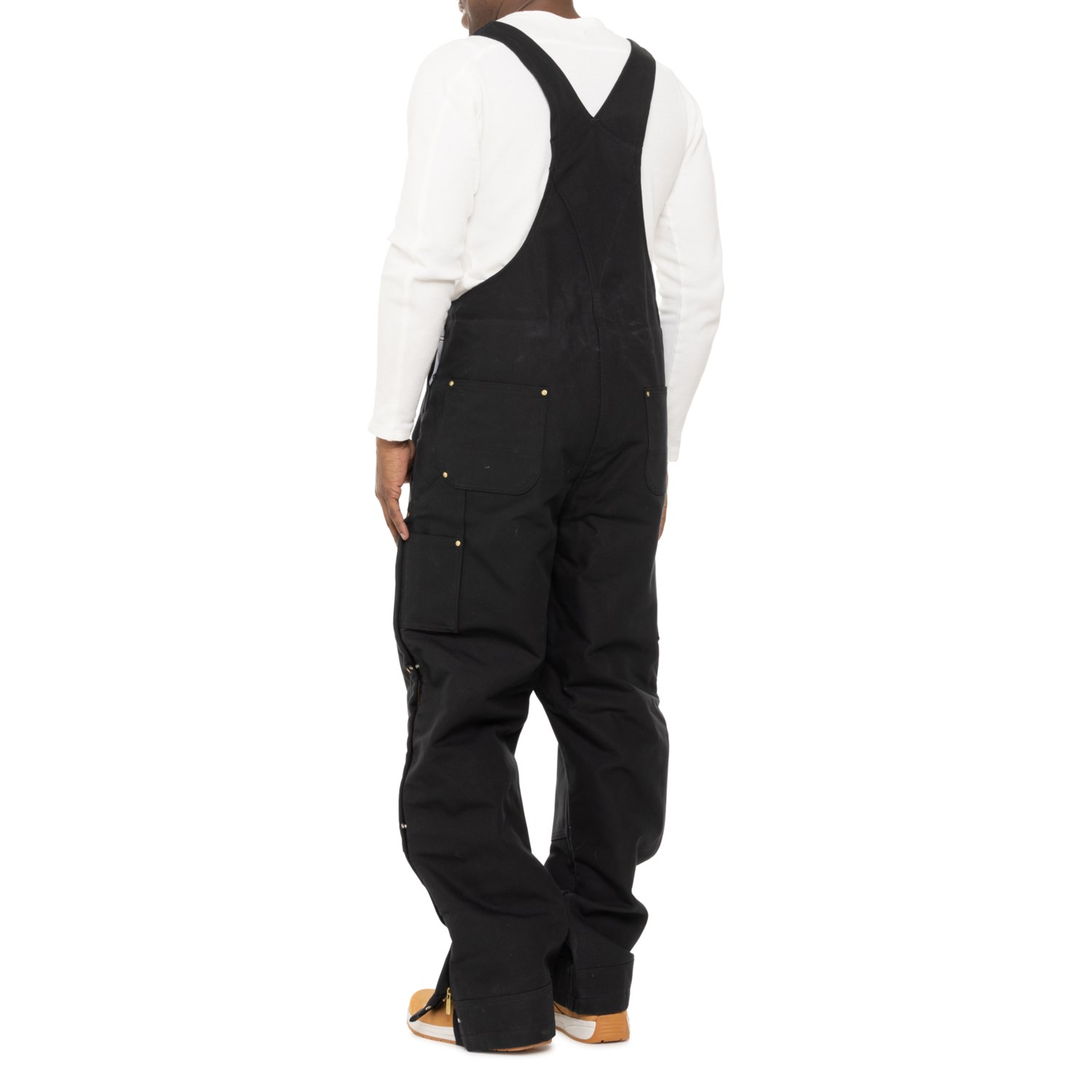 Carhartt 104393 Big and Tall Loose Fit Quilt-Lined Bib Overalls ...