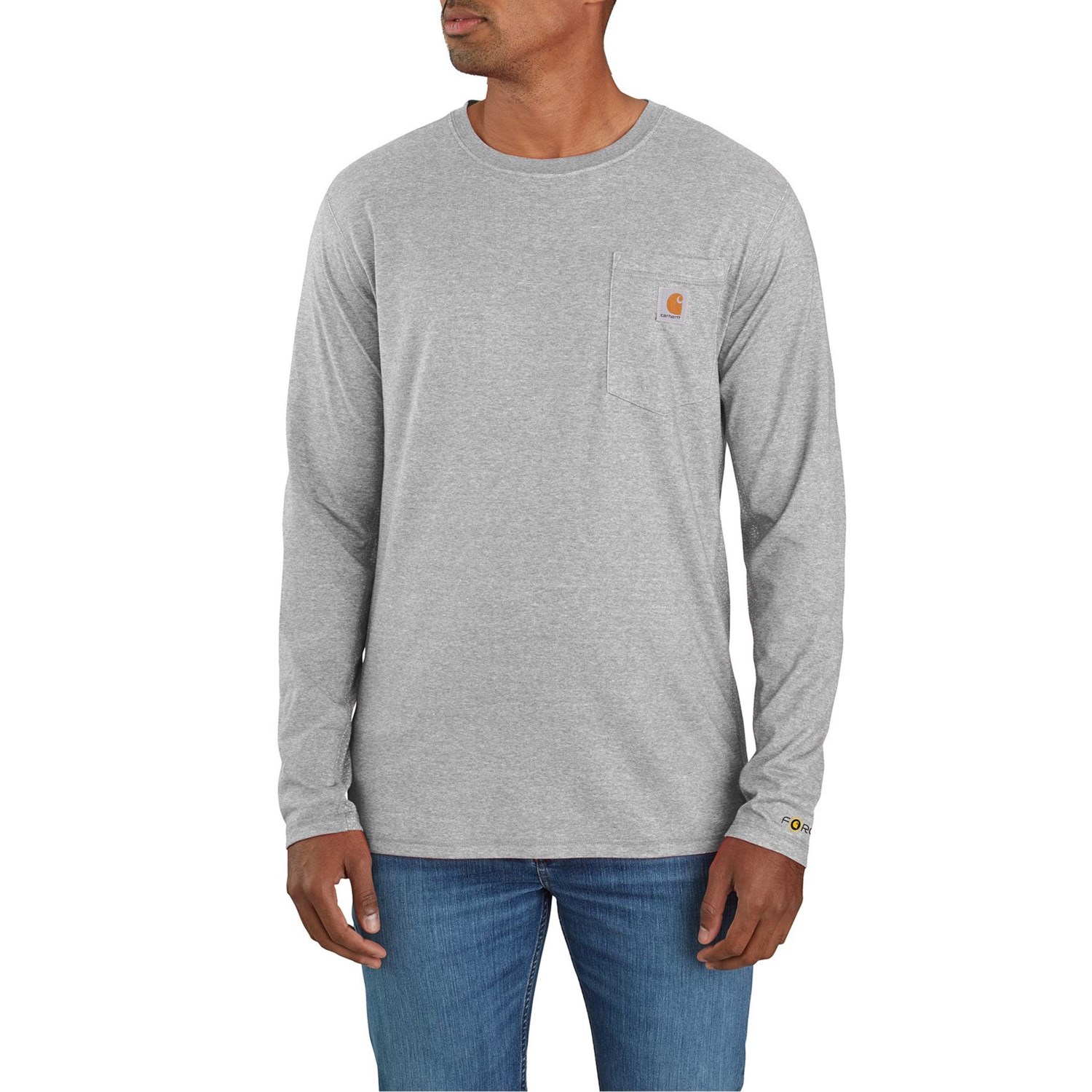 Carhartt 104617 Big and Tall Force® Relaxed Fit Midweight Pocket T ...