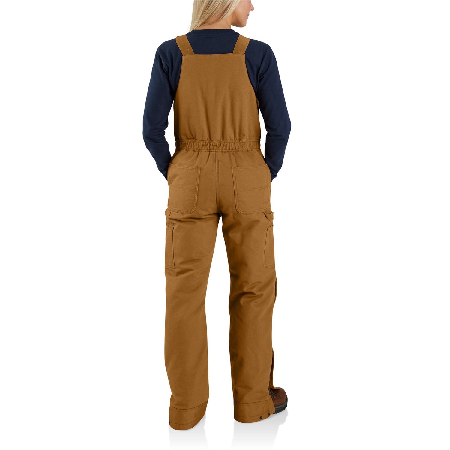 Carhartt 104694 Loose Fit Washed Duck Bib Overalls - Insulated, Factory ...