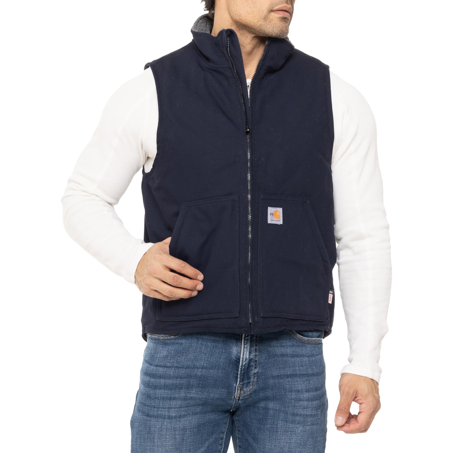 Carhartt 104981 Flame-Resistant Duck Vest - Wool Sherpa Lined, Factory ...