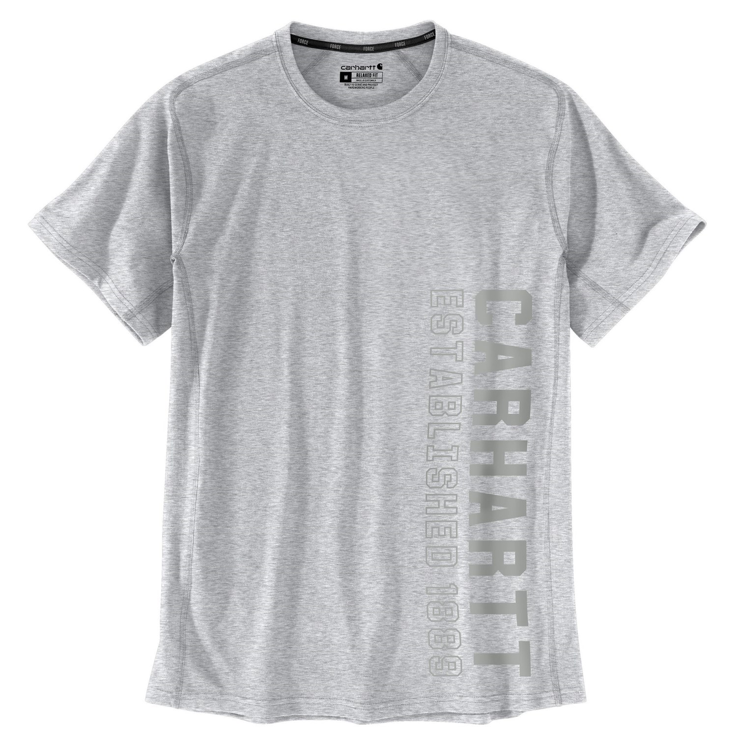 Carhartt 105202 Force® Relaxed Fit Logo T-Shirt - UPF 25+, Short Sleeve