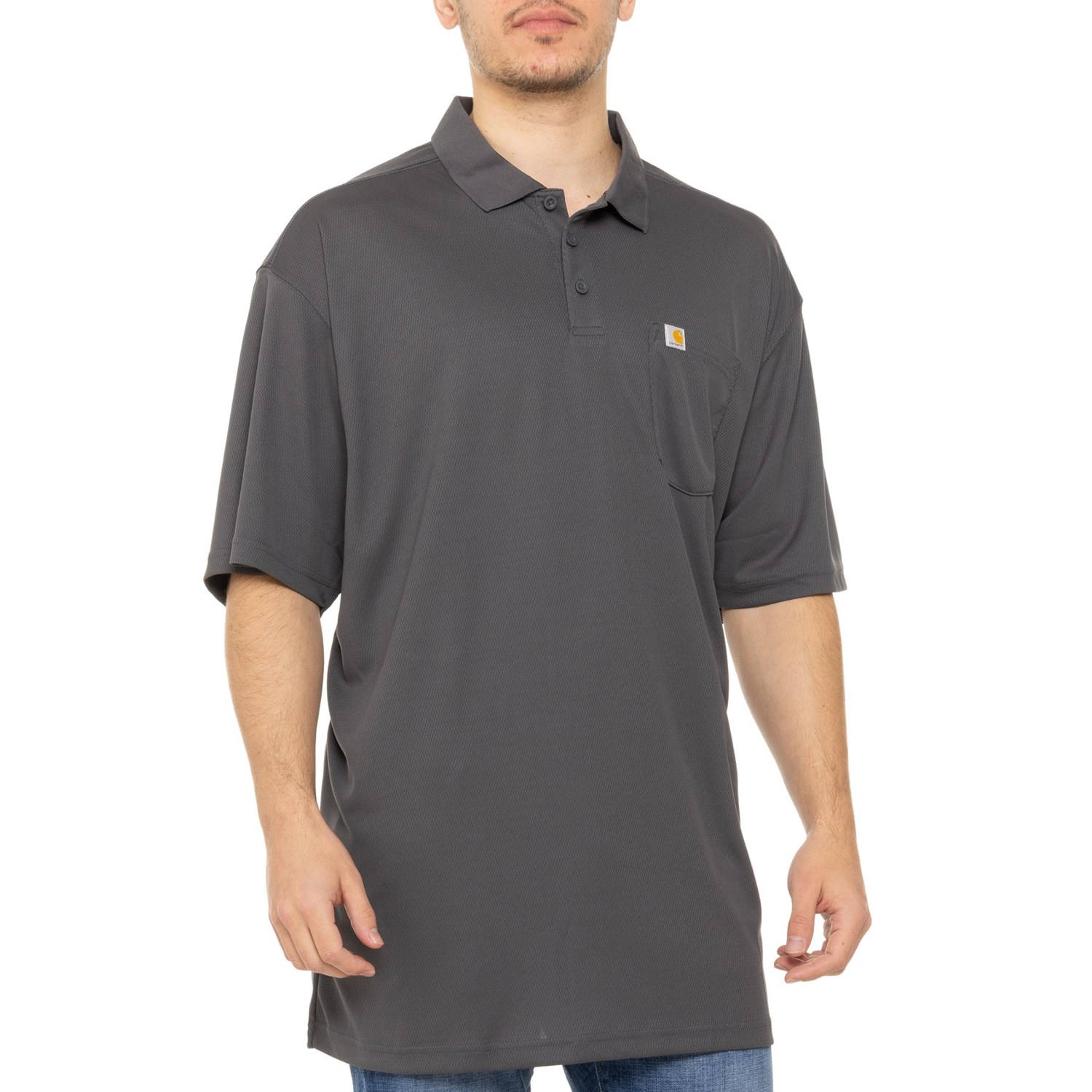 Carhartt 105293 Relaxed Fit Lightweight Pocket Polo Shirt - Short Sleeve