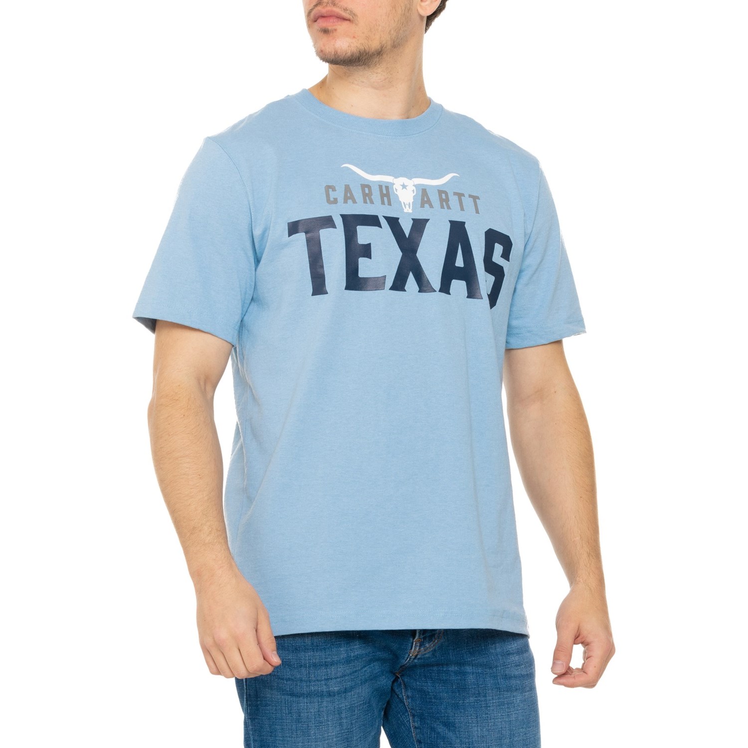 Carhartt 105500 Relaxed Fit Heavyweight Texas Graphic T-Shirt - Short ...