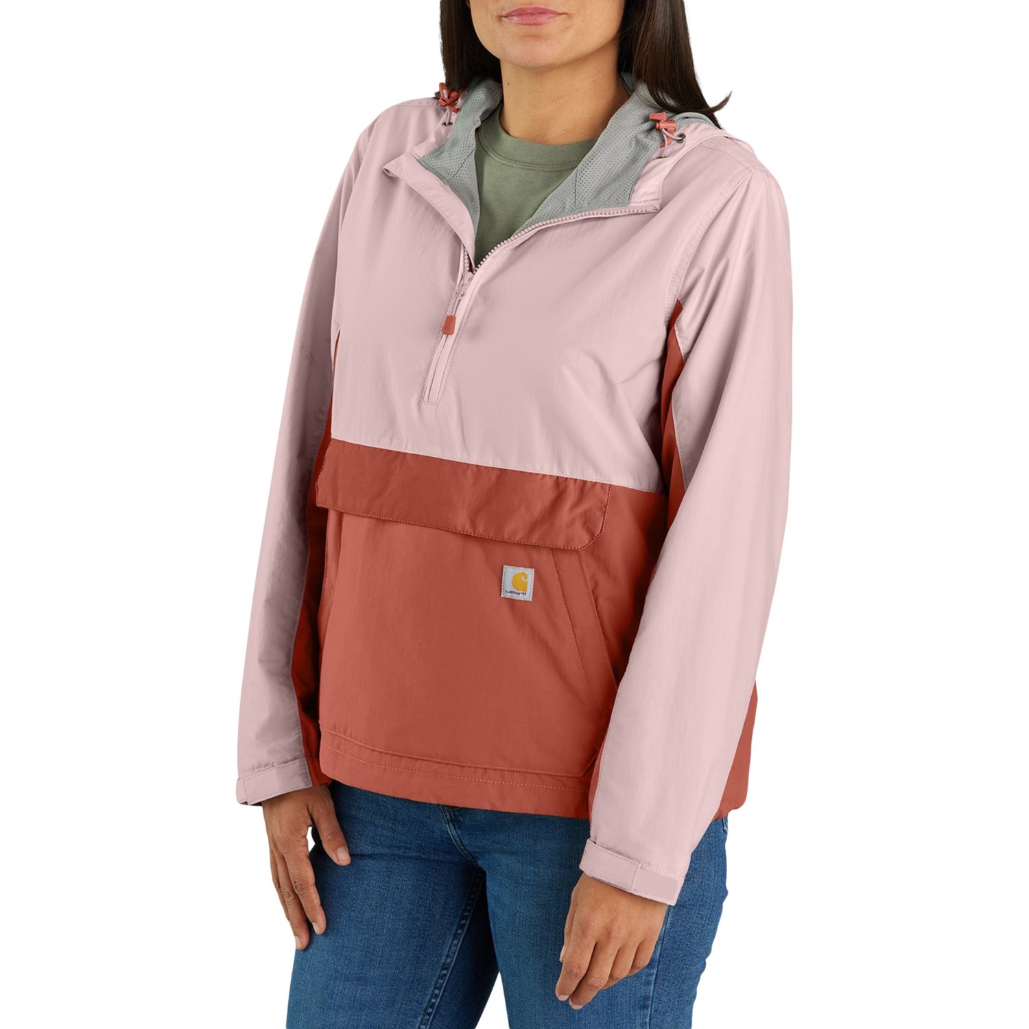 Carhartt 105861 Rain Defender® Lightweight Packable Anorak Jacket - Zip ...