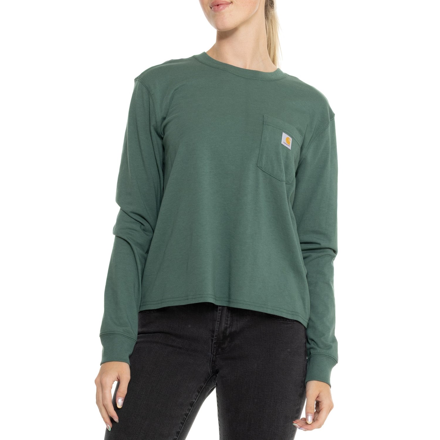 Carhartt 106121 Loose Fit Lightweight Pocket T-Shirt - Long Sleeve