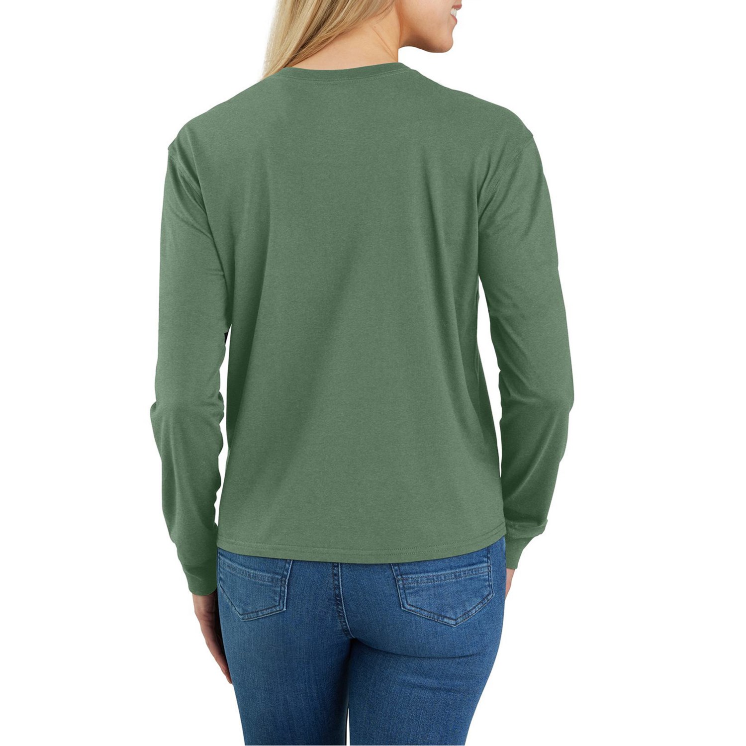Carhartt 106121 Plus Loose Fit Lightweight Pocket T-Shirt - Long Sleeve