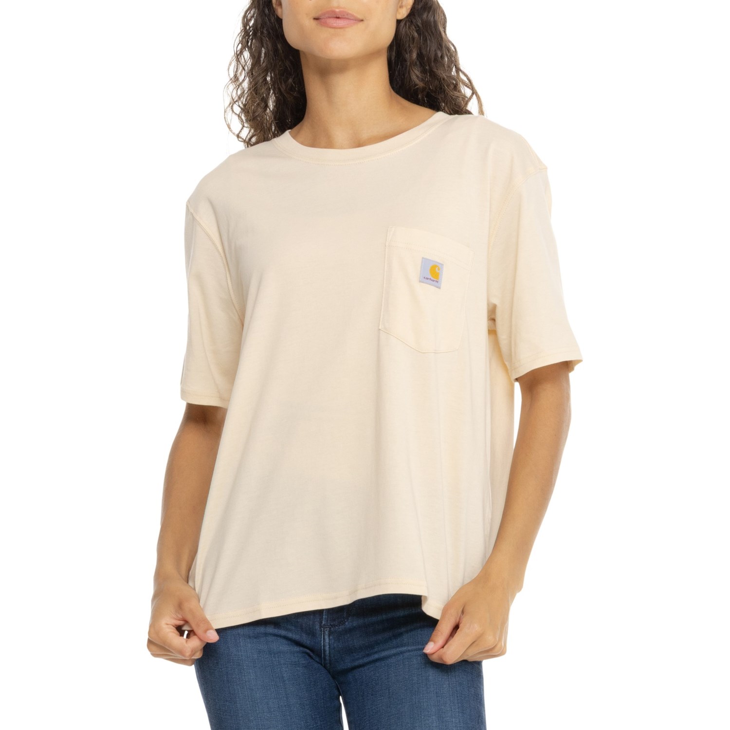 Carhartt 106122 TENCEL® Fiber Series Loose Fit Lightweight Pocket T ...