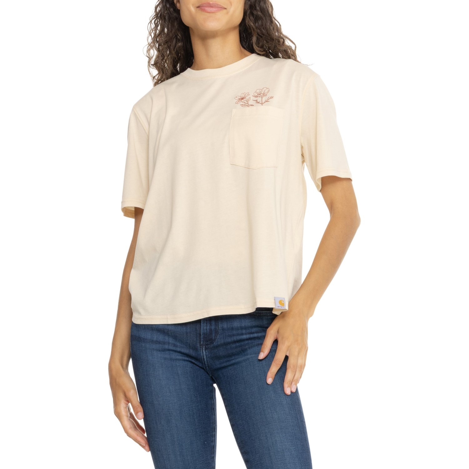 Carhartt 106174 Loose Fit Lightweight Flower Pocket T-Shirt - Short Sleeve