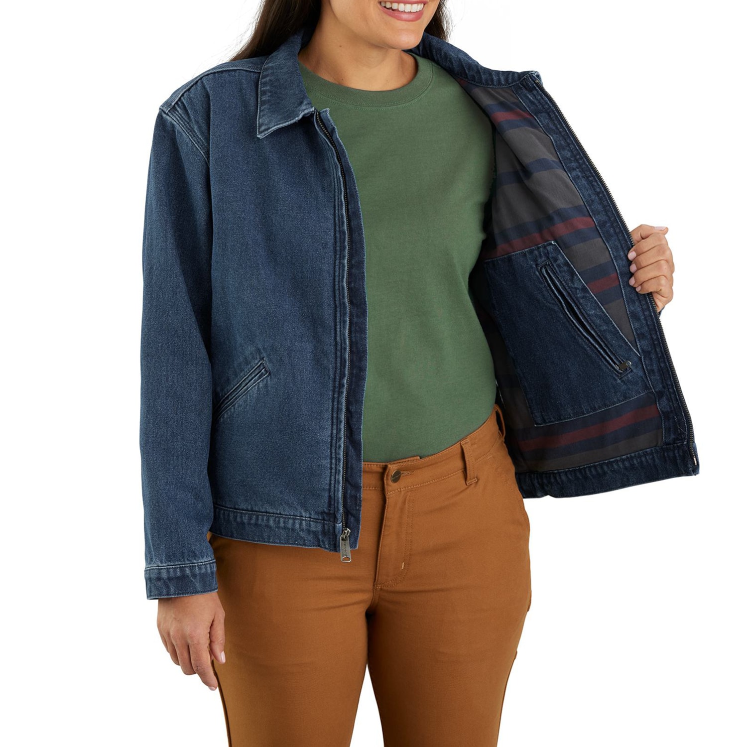 Carhartt 106245 Denim Detroit Loose Fit Jacket