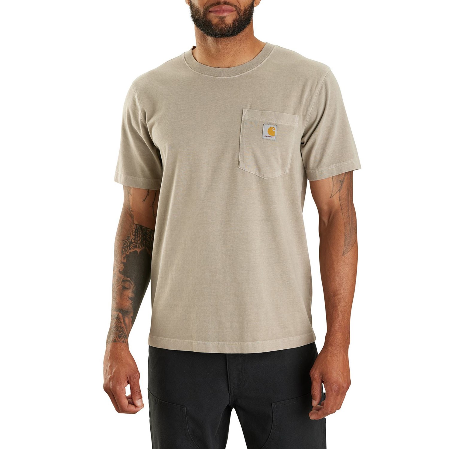Carhartt 106252 Big and Tall Relaxed Fit Lightweight Garment-Dyed T ...